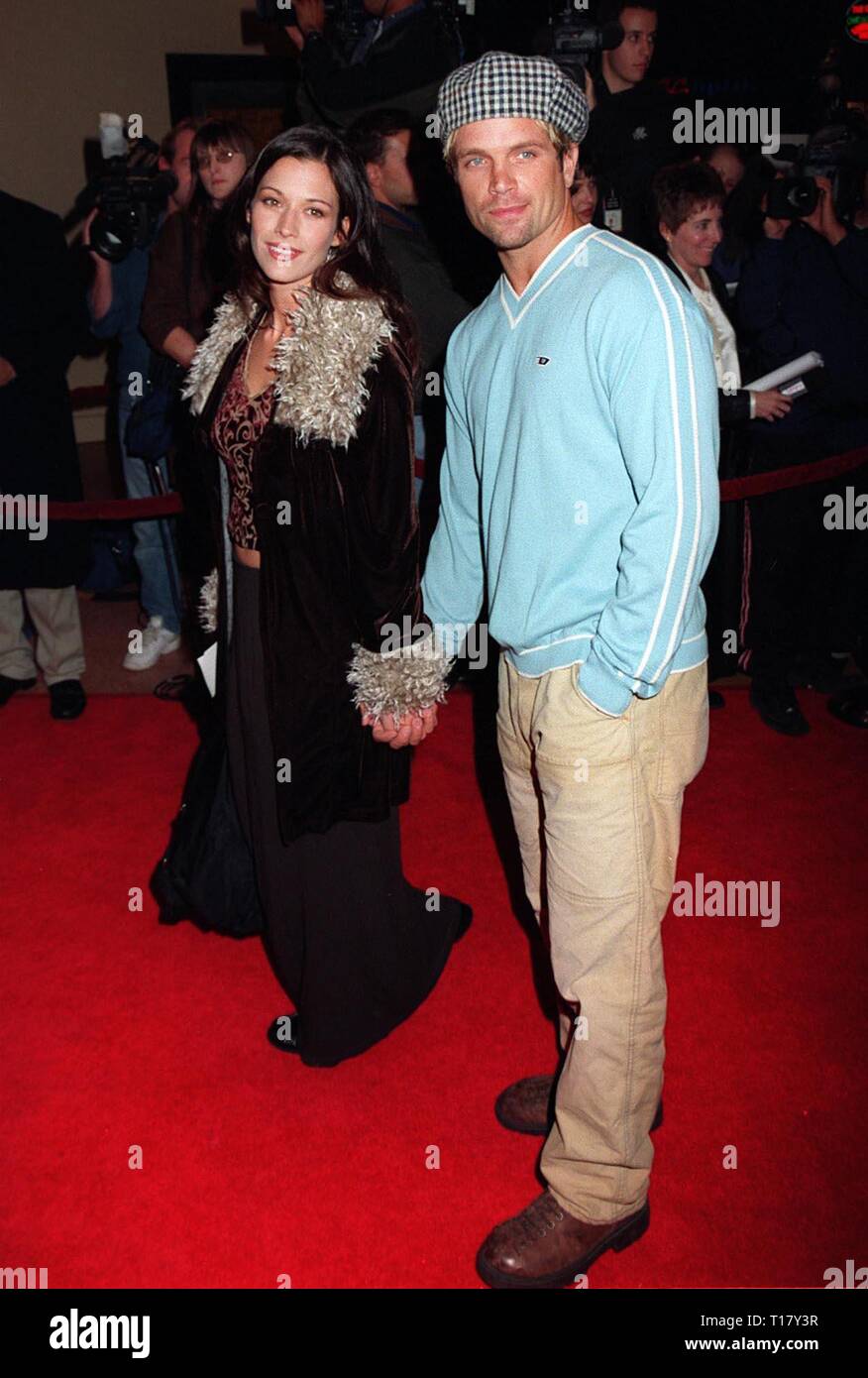 LOS ANGELES, CA. December 02, 1997: Actor David Chokachi & girlfriend ...