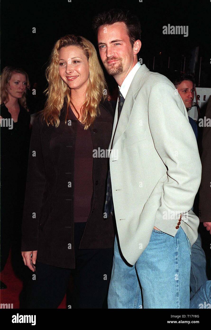 LOS ANGELES, CA. March 19, 1997: Friends stars Lisa Kudrow & Matthew ...