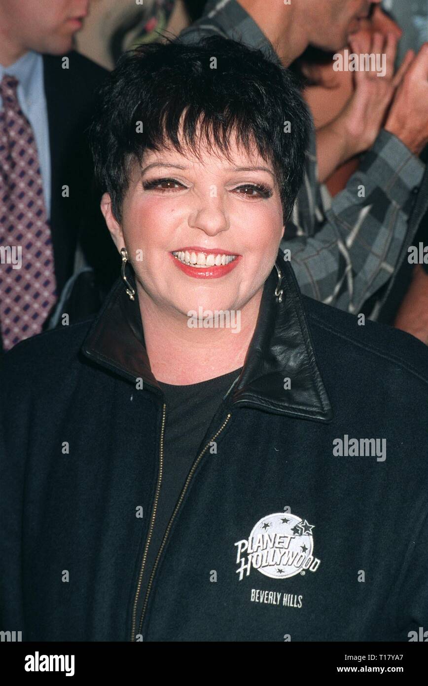 LOS ANGELES, CA. July 22, 1997: Actress/singer Liza Minnelli at Planet ...