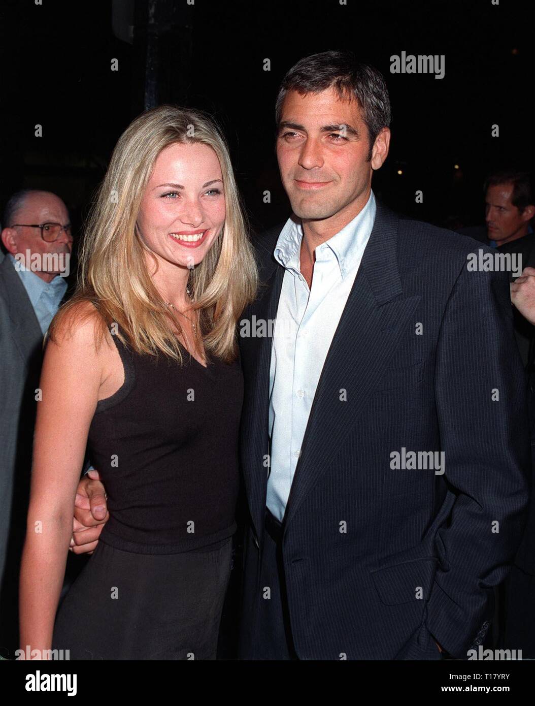 LOS ANGELES, CA. September 23, 1997: Actor George Clooney & girlfriend ...