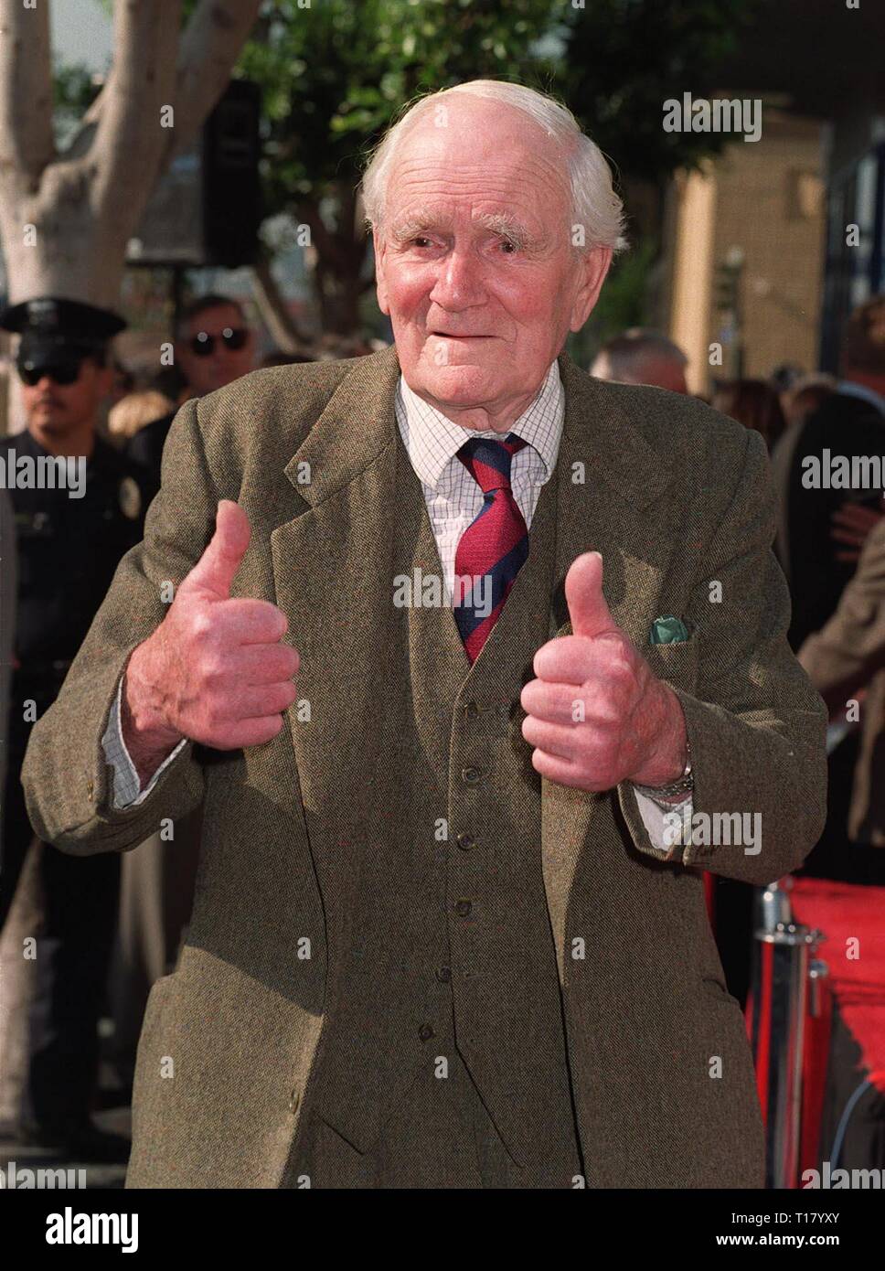 LOS ANGELES, CA. December 03, 1997: Actor Desmond Llewellyn, who plays ...