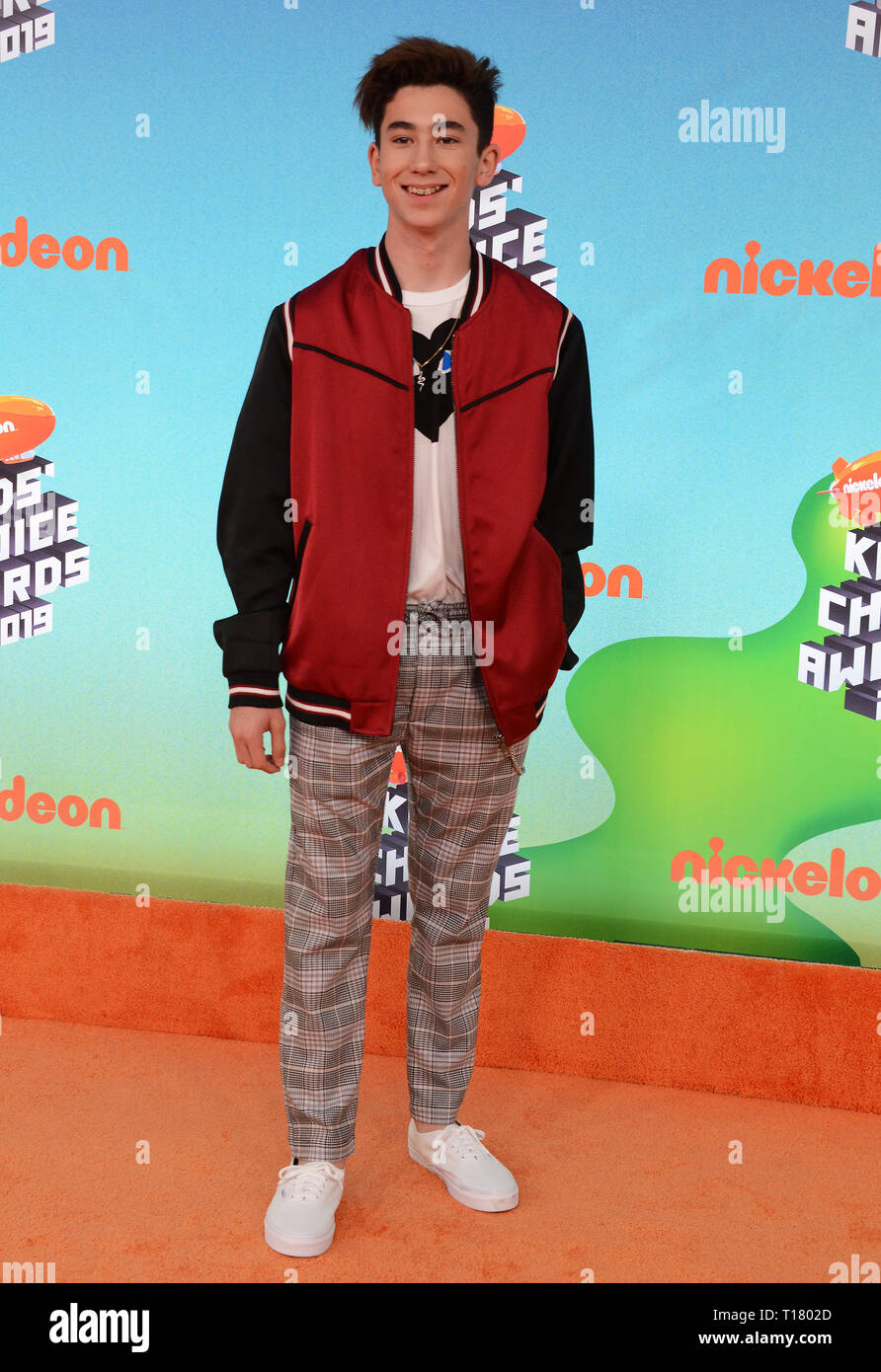 Los Angeles, USA. 23rd Mar, 2019. Adam Cohen attends Nickelodeon s 2019 ...