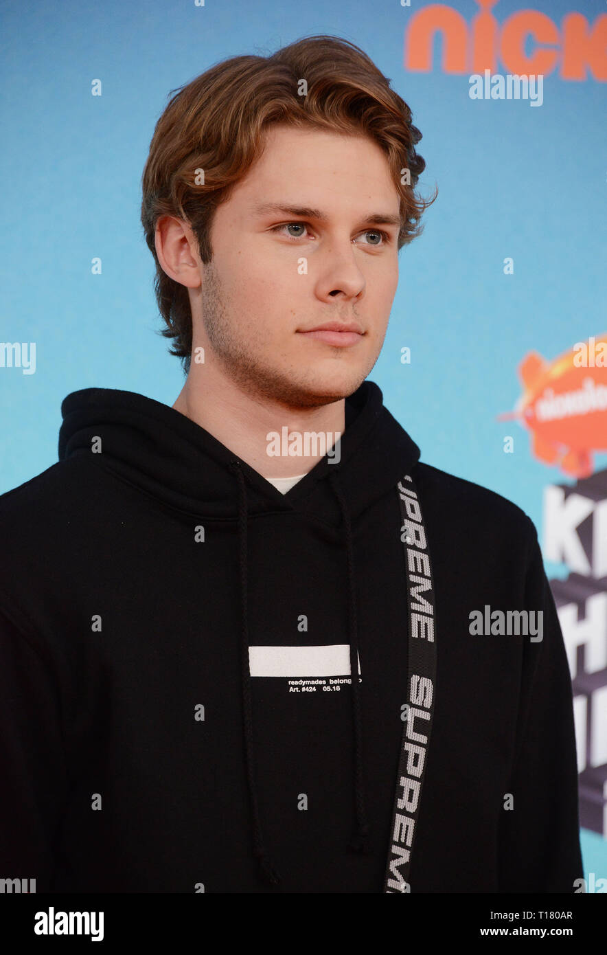 Los Angeles, USA. 23rd Mar, 2019. Logan Shroyer 191 attends Nickelodeon ...