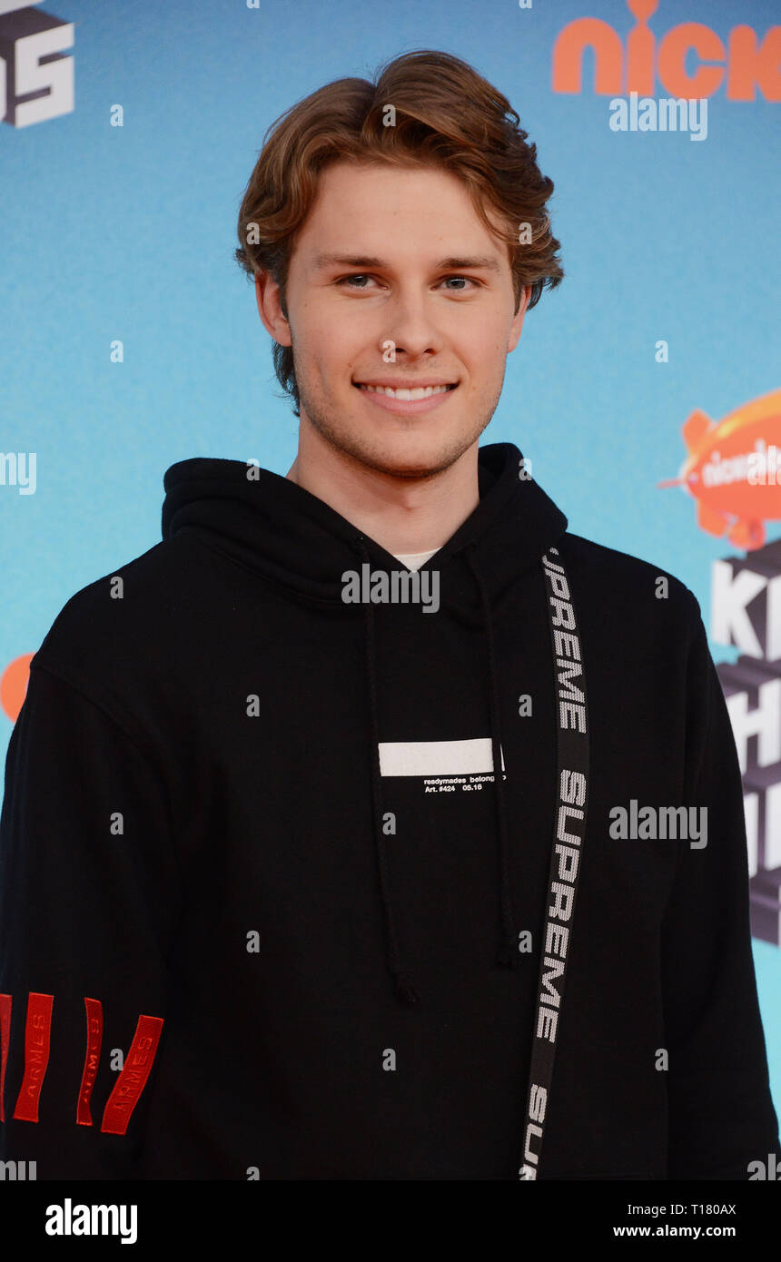 Los Angeles, USA. 23rd Mar, 2019. Logan Shroyer 192 attends Nickelodeon ...