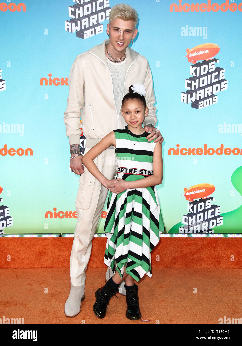 Los Angeles, USA. 23rd Mar, 2019. Machine Gun Kelly and Casie Colson ...