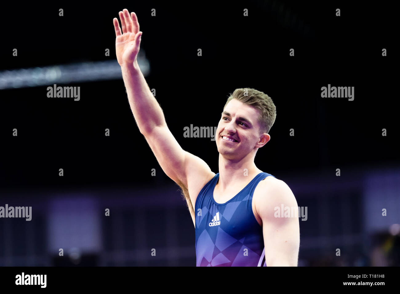 London, UK. 23rd Mar, 2019. Max Whitlock MBE during the Matchroom ...