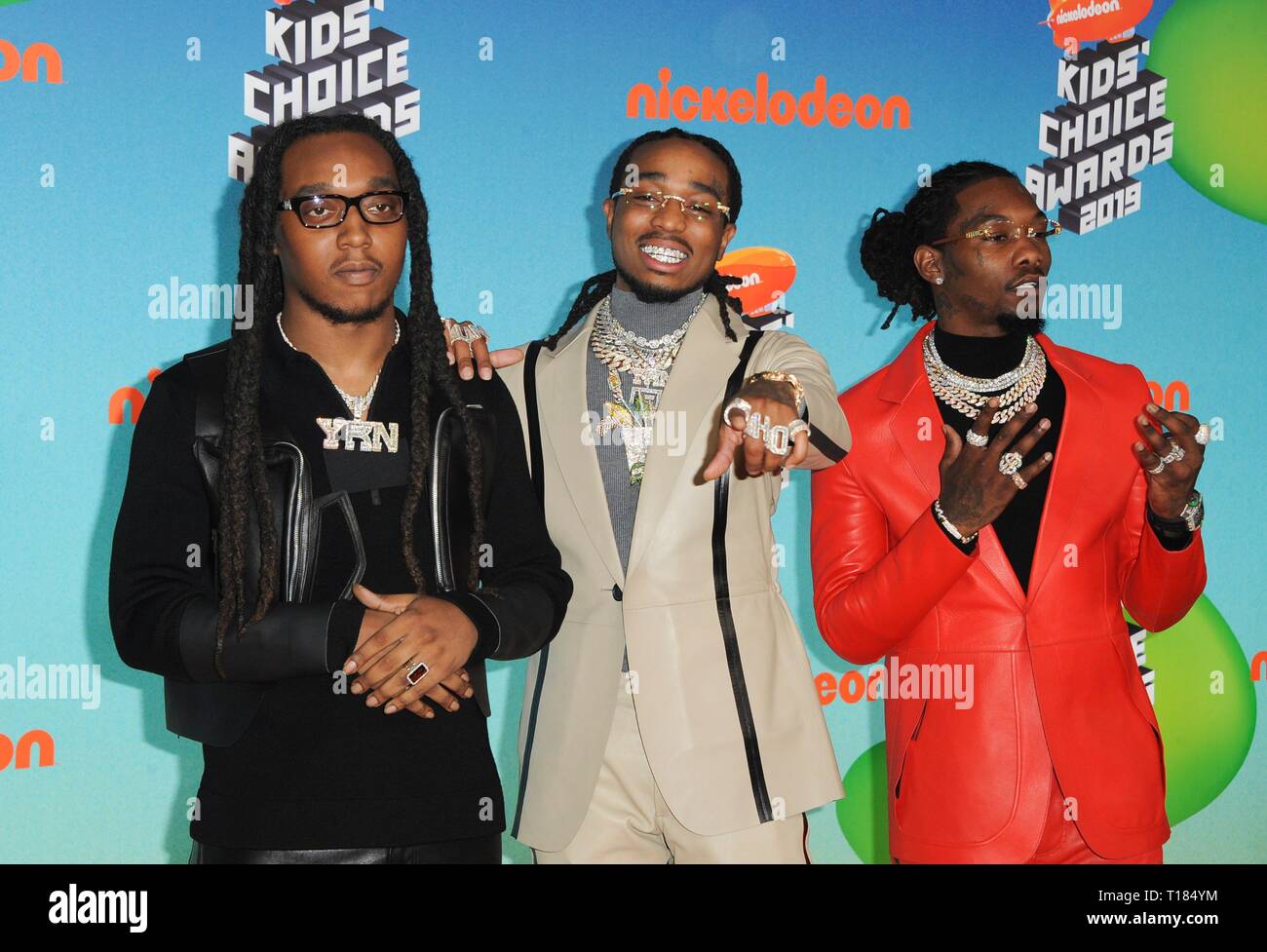 Los Angeles, CA, USA. 23rd Mar, 2019. Quavo, Offset, Takeoff at ...