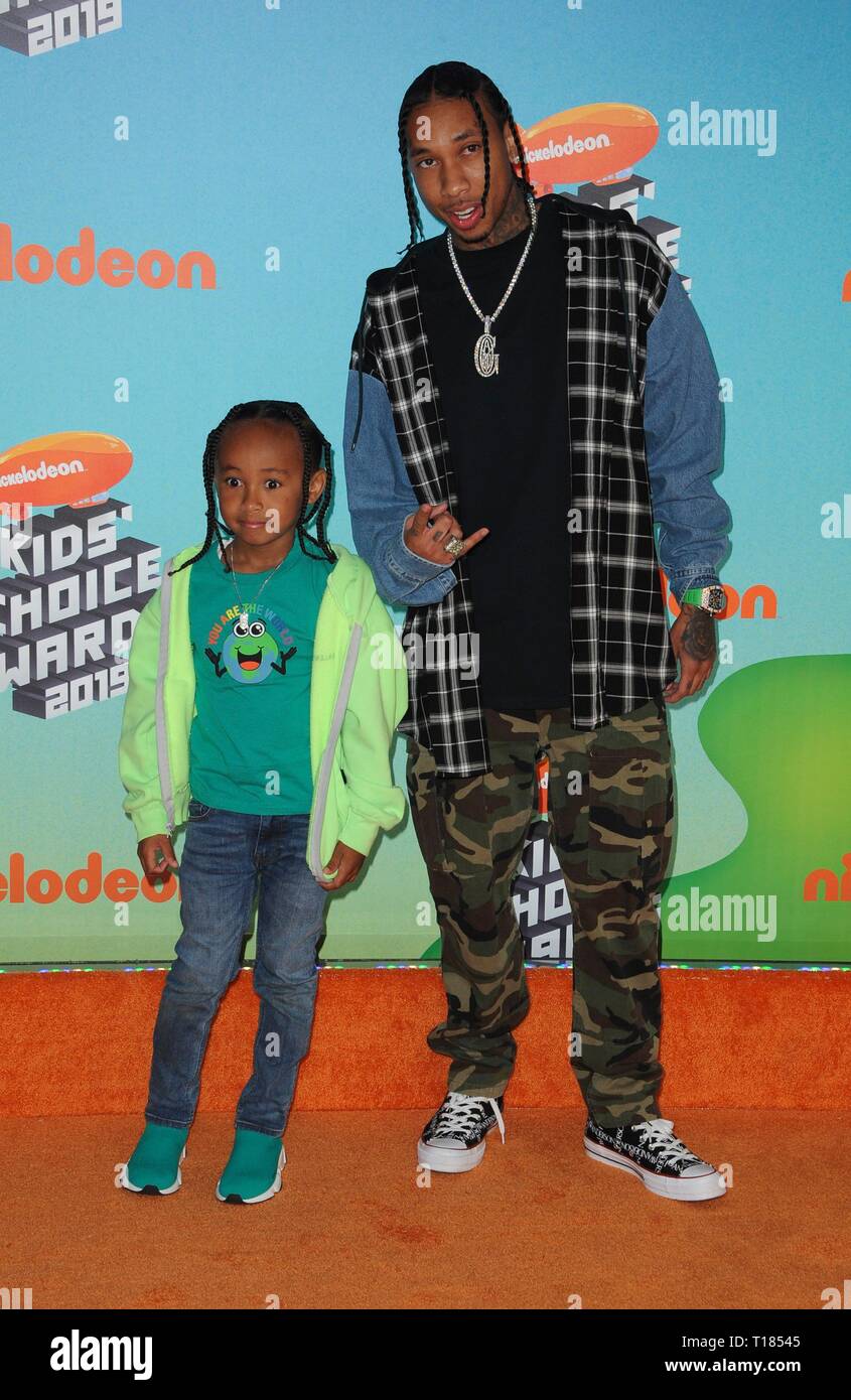 Los Angeles, CA, USA. 23rd Mar, 2019. Tyga, King Cairo Stevenson at ...