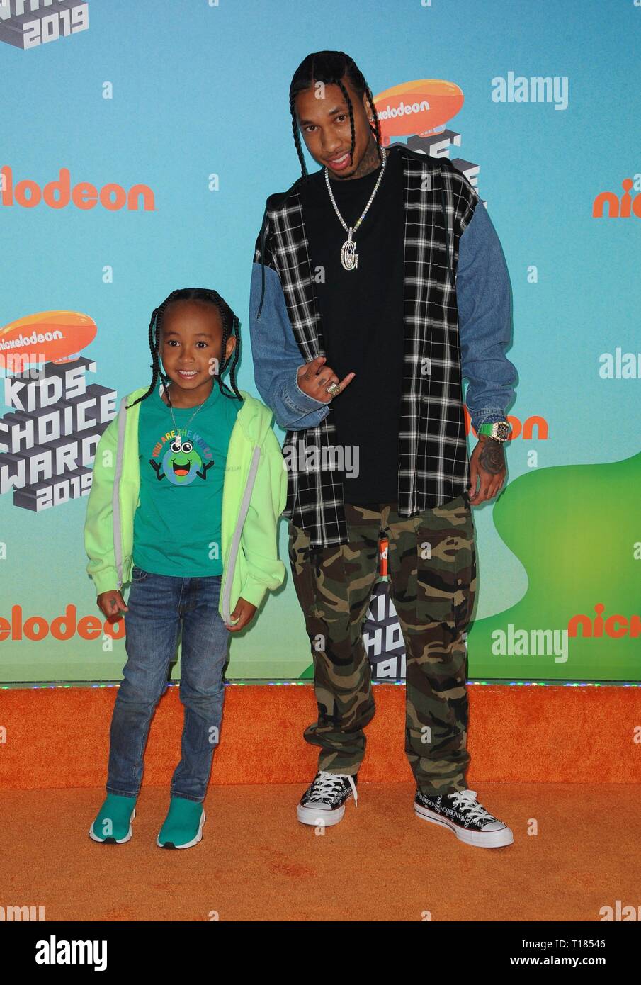 Los Angeles, CA, USA. 23rd Mar, 2019. Tyga, King Cairo Stevenson at ...
