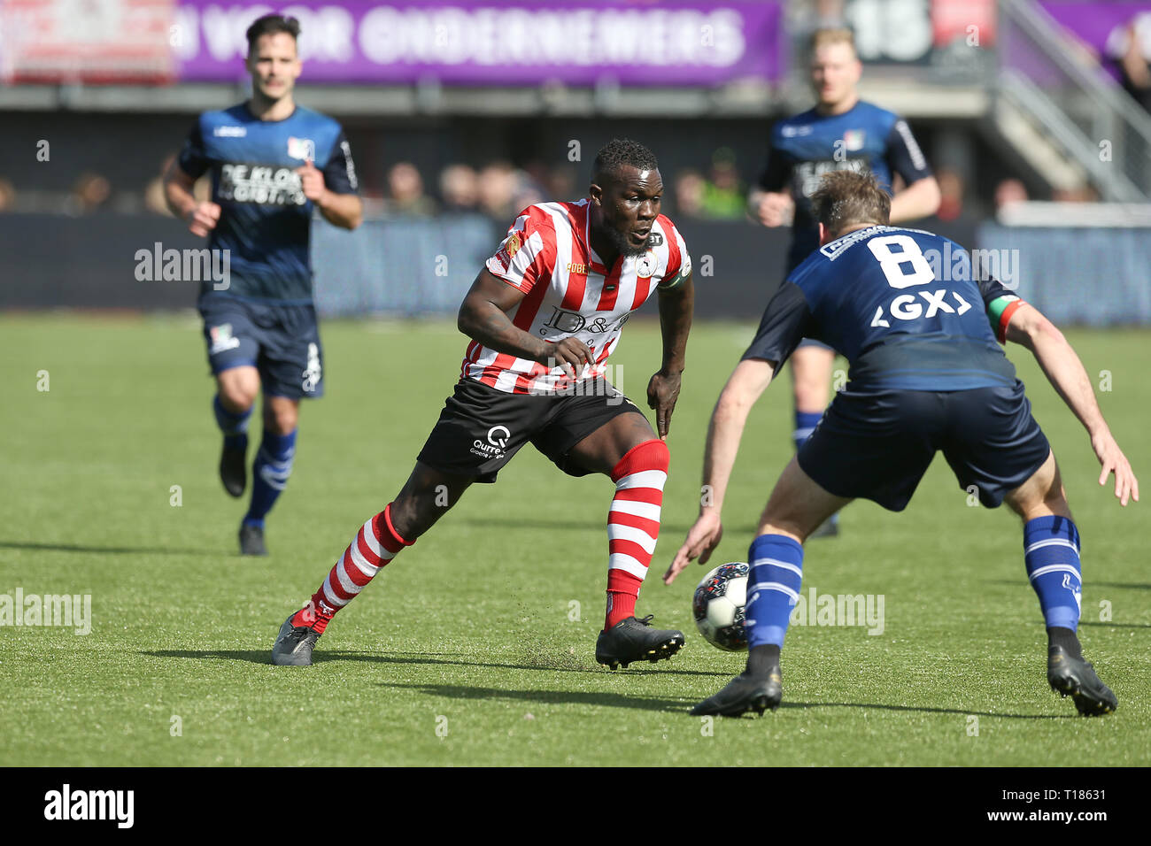 ROTTERDAM, Netherlands. 24th Mar, 2019. Stadium Het Kasteel, Football ...