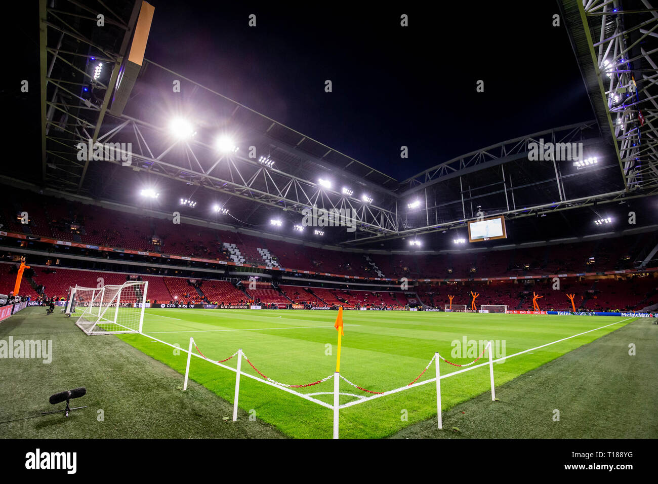 AMSTERDAM, Football, 24-03-2019, Euro qualification, Stadium Johan ...