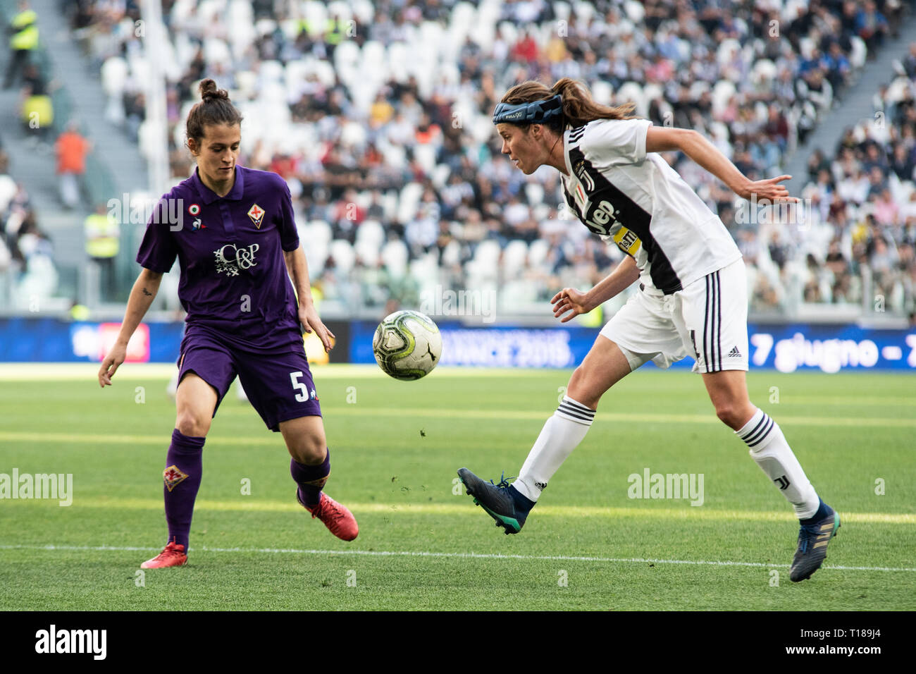 Turin, Italy. 24th Mar, 2019. Sofie Pedersen of Juventus Women during ...