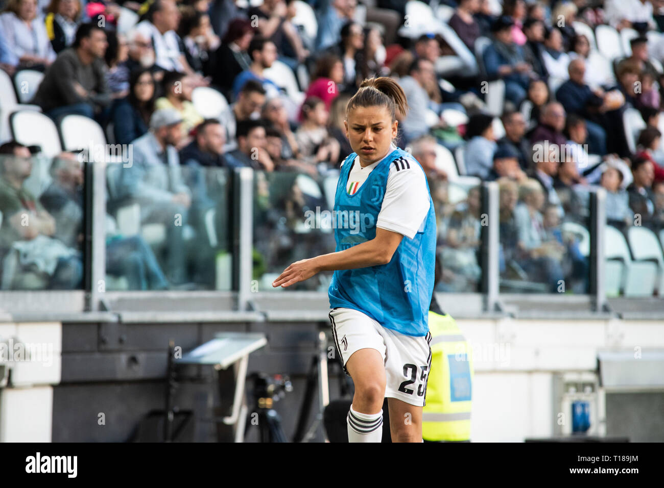 Turin, Italy. 24th Mar, 2019. Aleksandra Sikora during Juventus Women ...