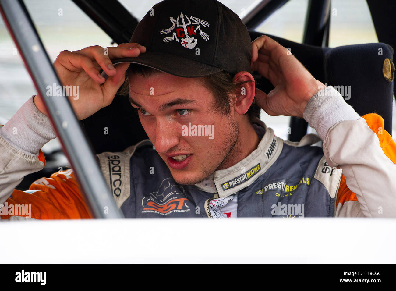 Austin, Texas, USA. 24th Mar, 2019. Matt Brabham #83 takes first place ...