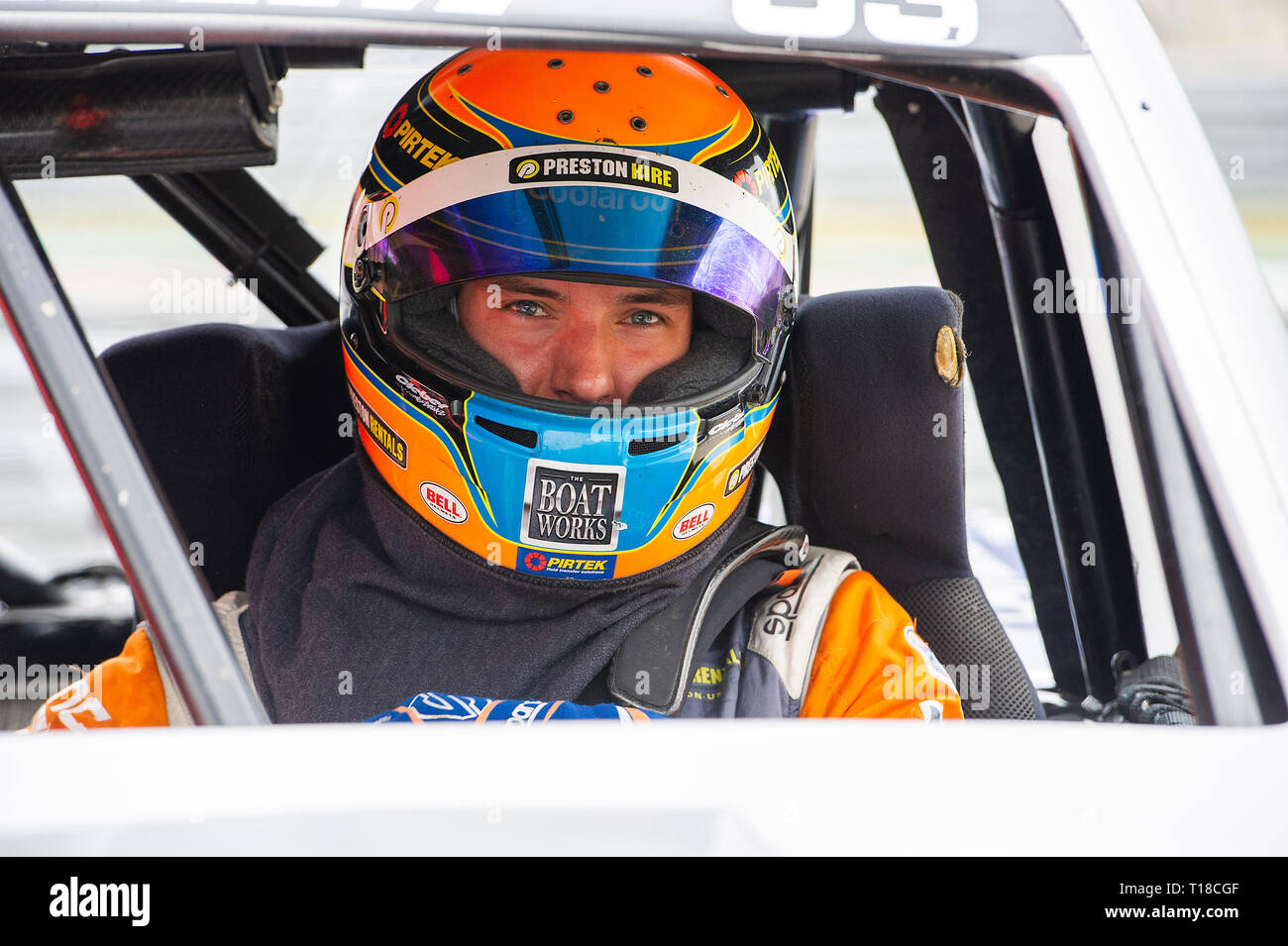 Austin, Texas, USA. 24th Mar, 2019. Matt Brabham #83 takes first place ...