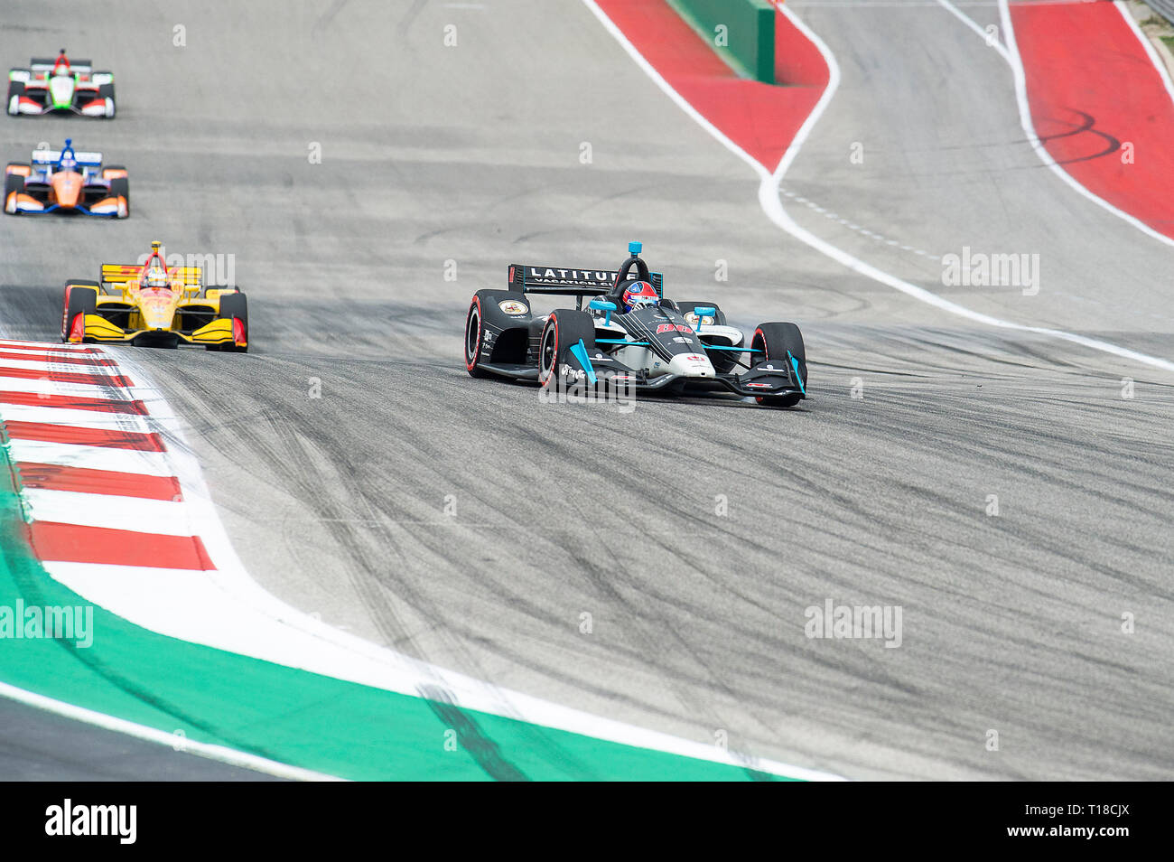 Austin, Texas, USA. 24th Mar, 2019. Colton Herta #88 Honda with Team ...