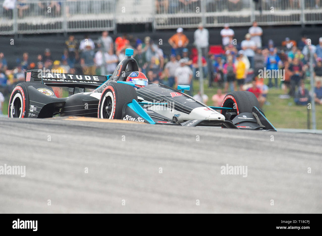 Austin, Texas, USA. 24th Mar, 2019. Colton Herta #88 Honda with Team ...