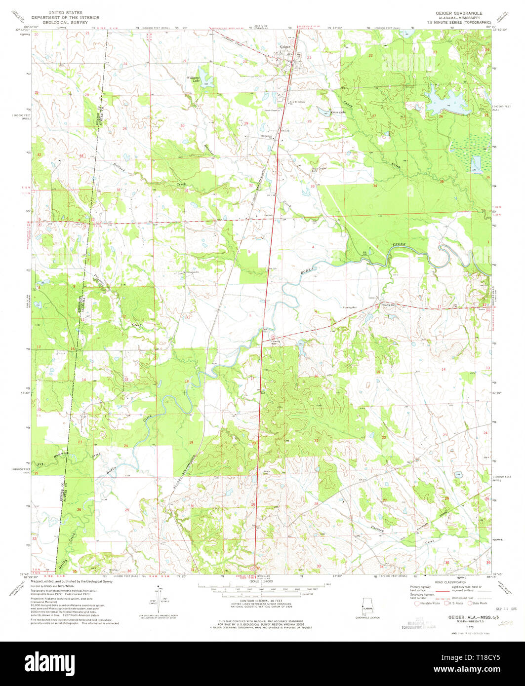 1973 map Cut Out Stock Images & Pictures - Alamy