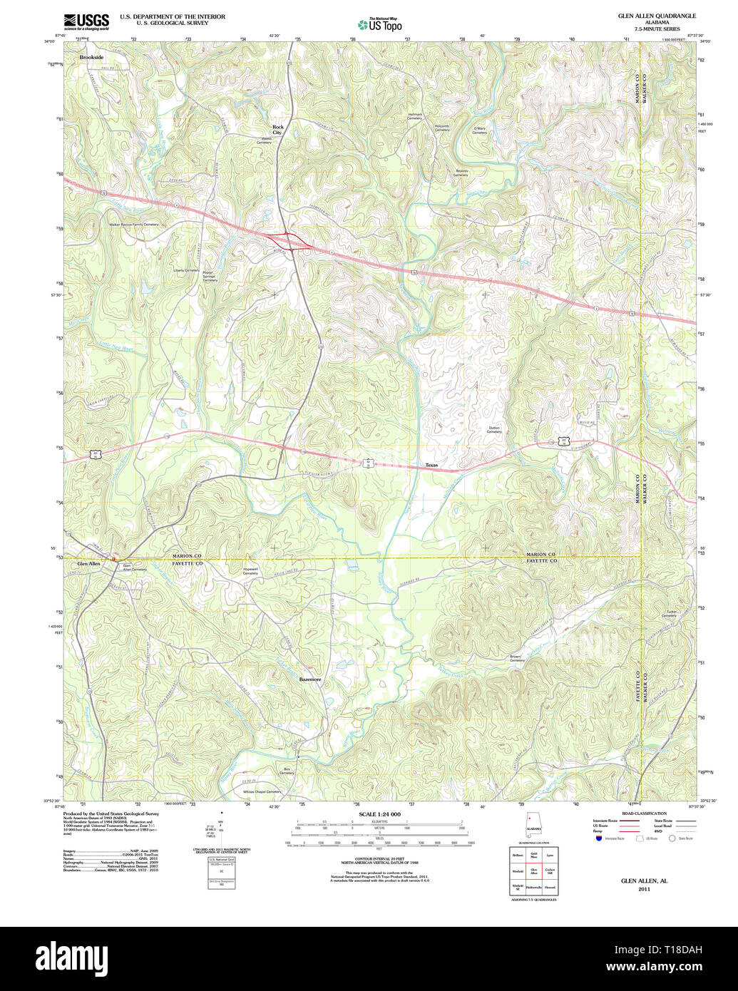 Map of glen allen hi-res stock photography and images - Alamy