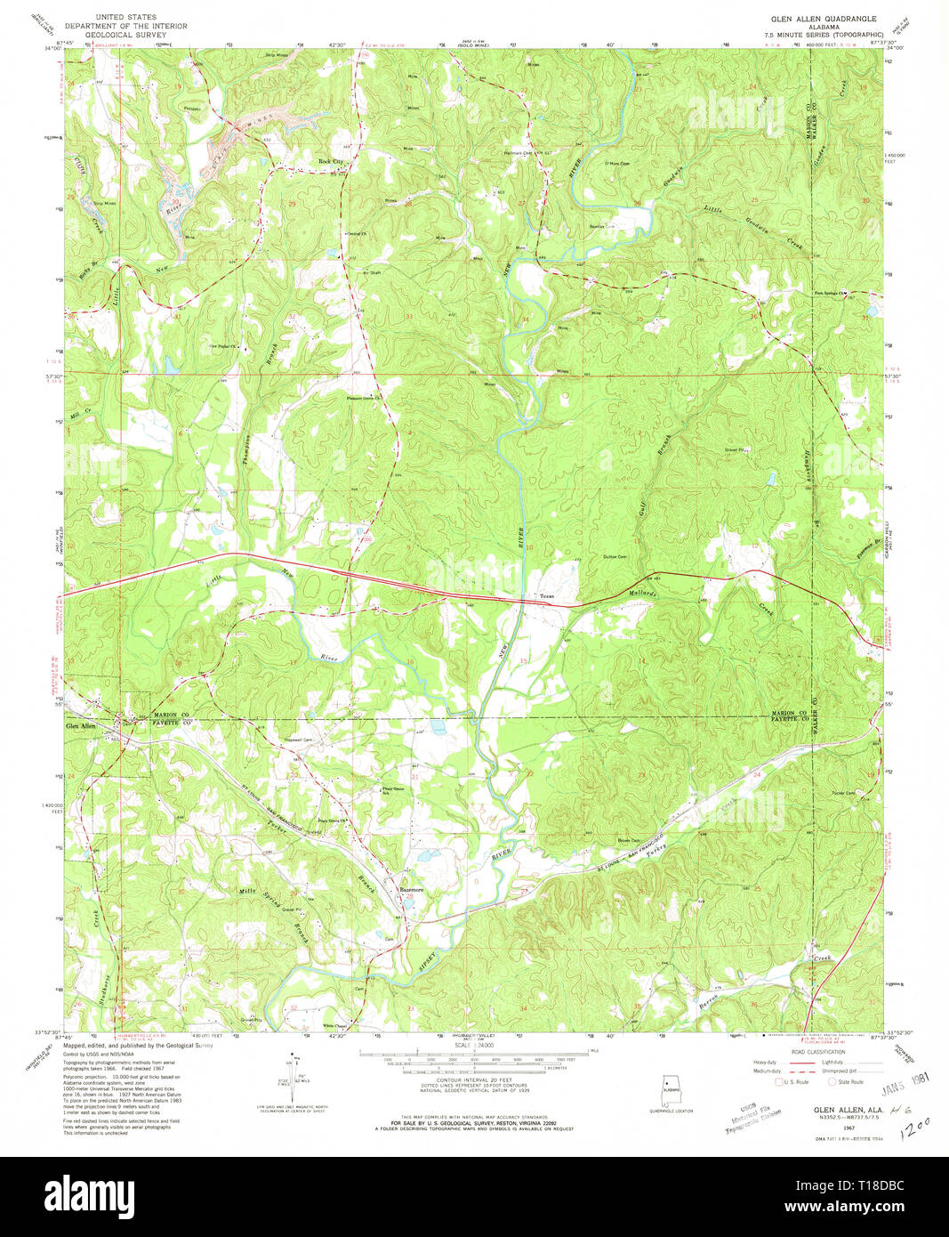 Map of glen allen hi-res stock photography and images - Alamy