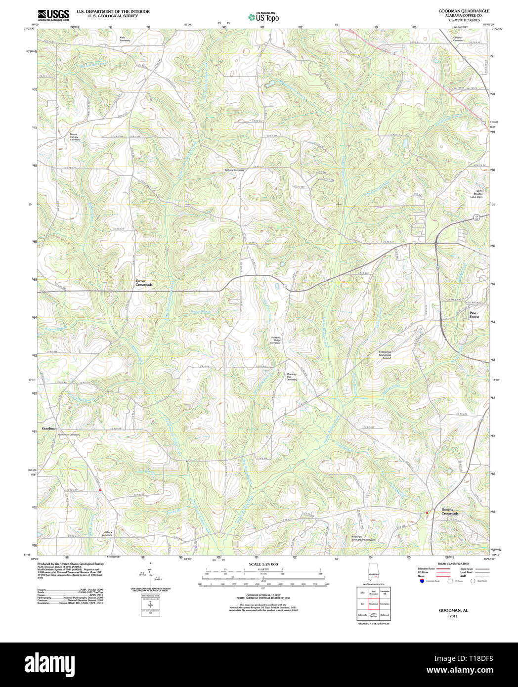 Map of goodman hi-res stock photography and images - Alamy