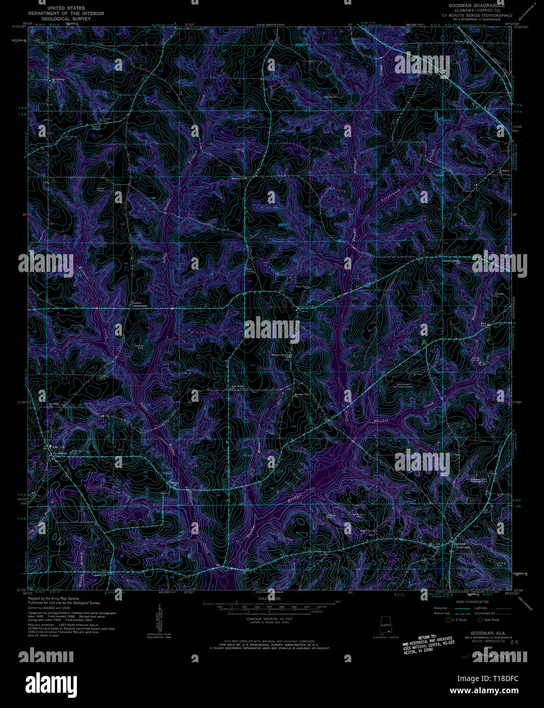 Map of goodman hi-res stock photography and images - Alamy