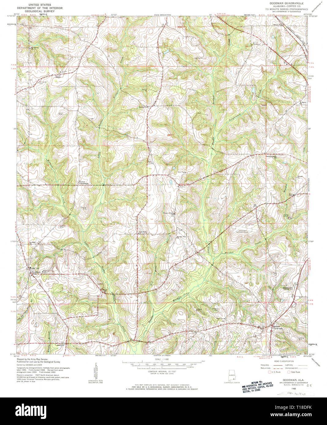 Map of goodman hi-res stock photography and images - Alamy