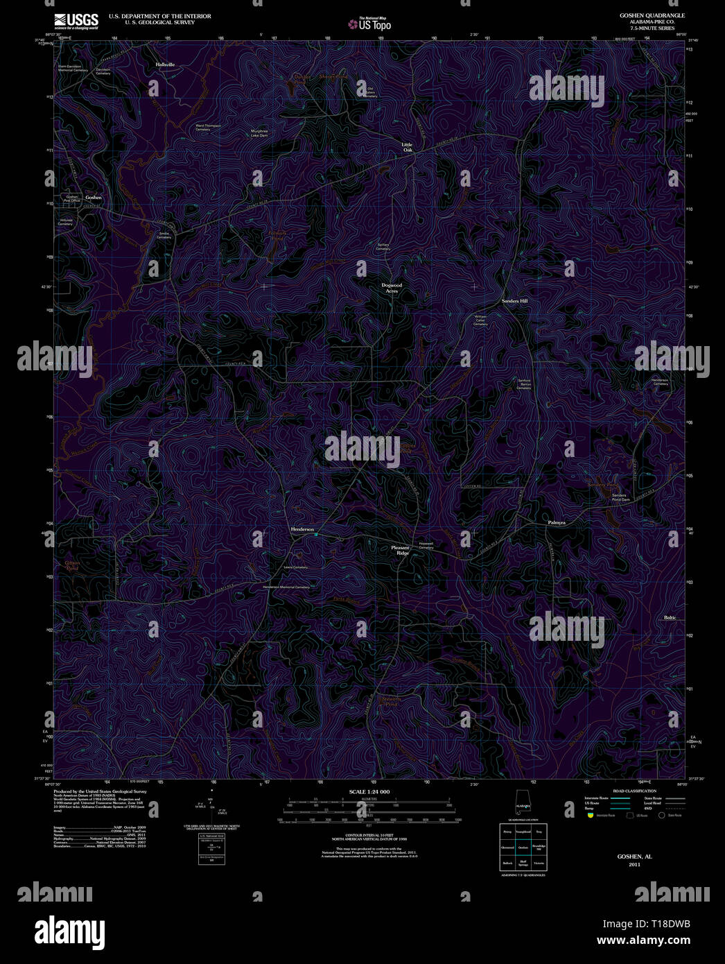 Goshen map hi-res stock photography and images - Alamy