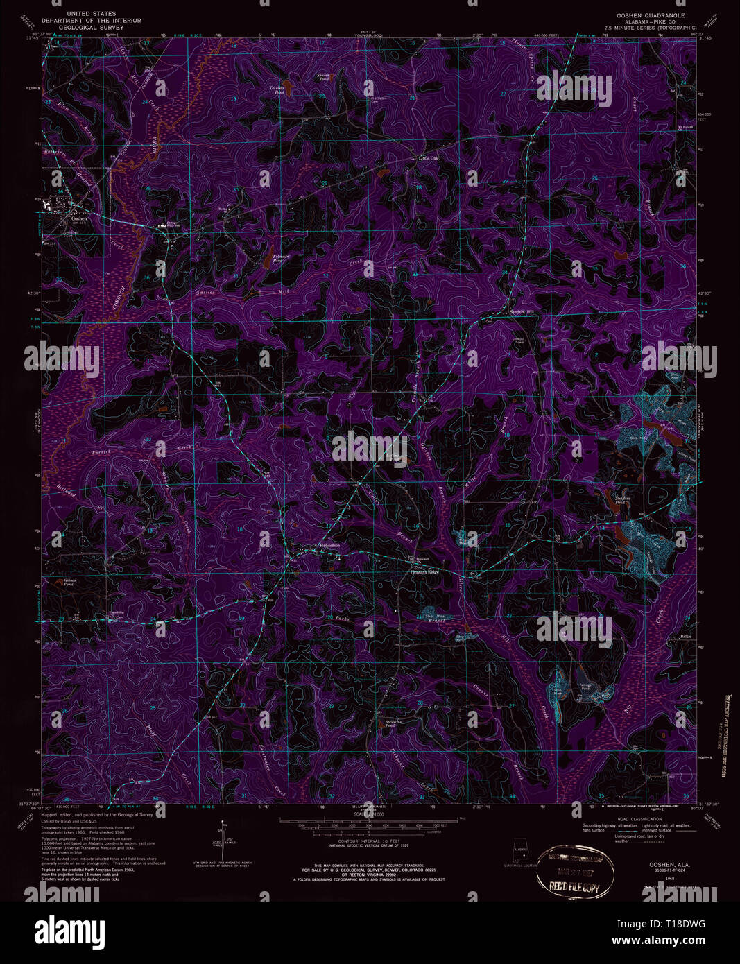 Goshen map hi-res stock photography and images - Alamy