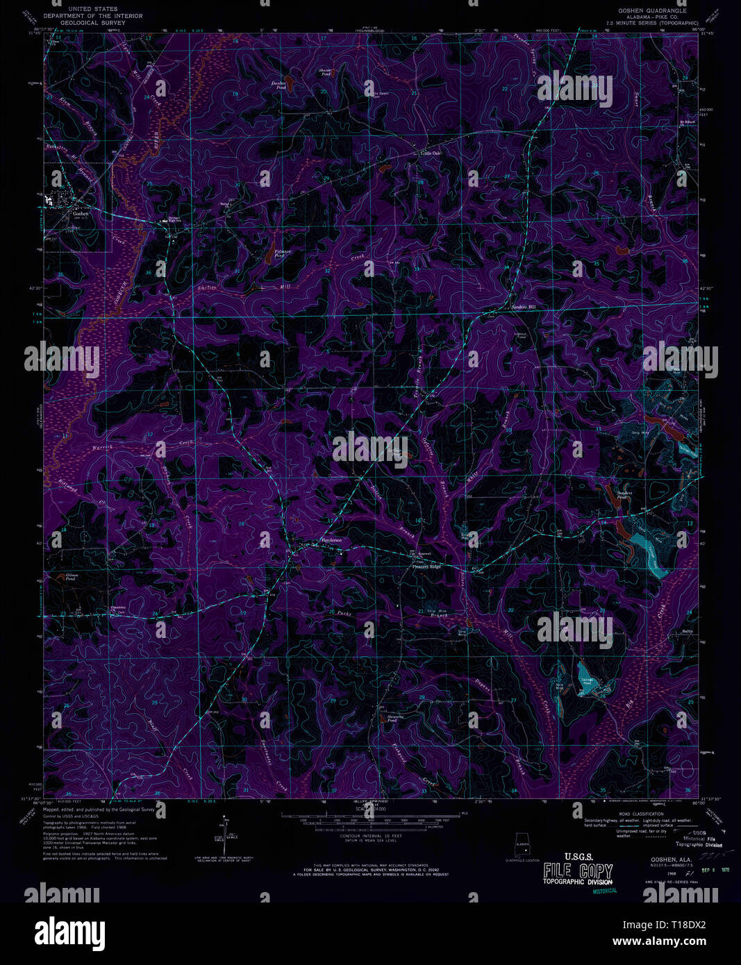 Goshen map hi-res stock photography and images - Alamy