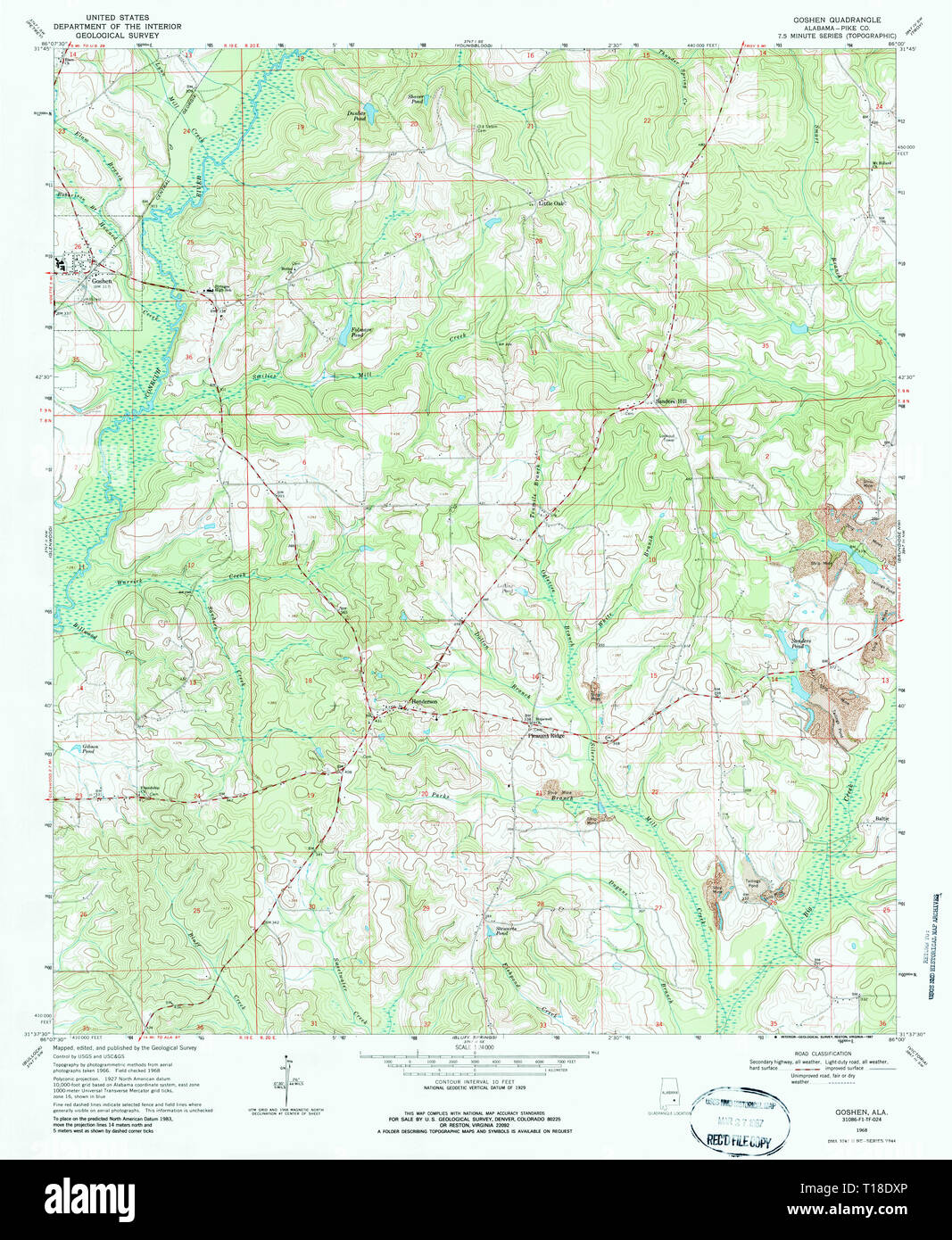 Goshen map hi-res stock photography and images - Alamy