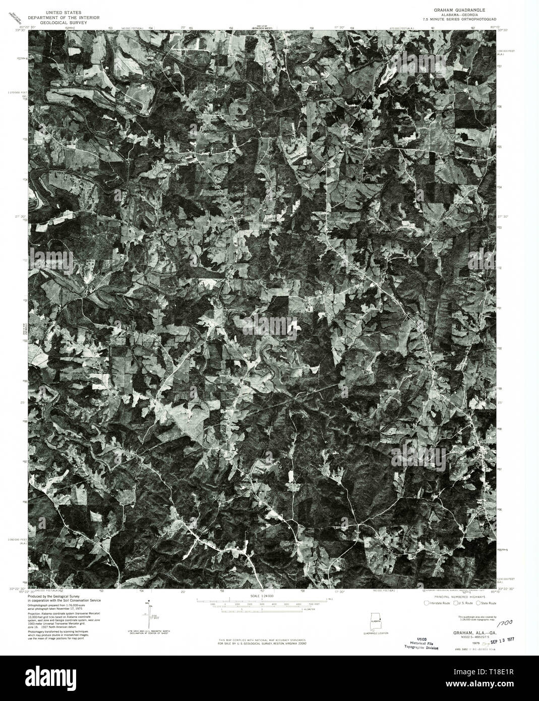 1975 united states map hi-res stock photography and images - Alamy