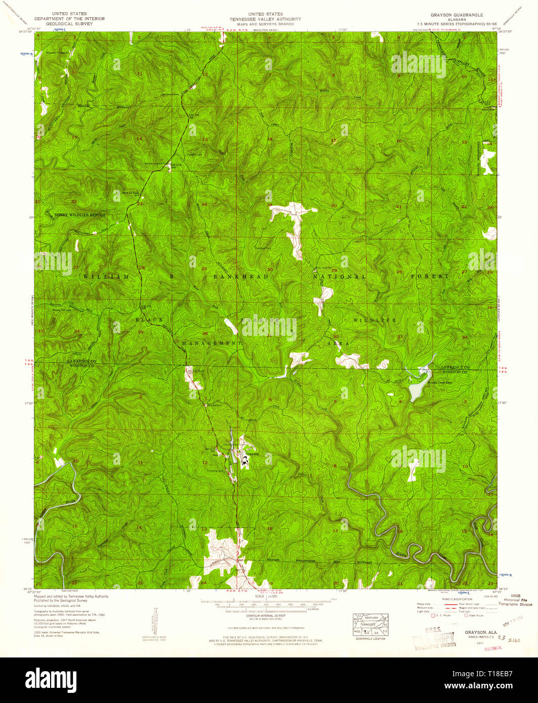 Map of grayson hi-res stock photography and images - Alamy