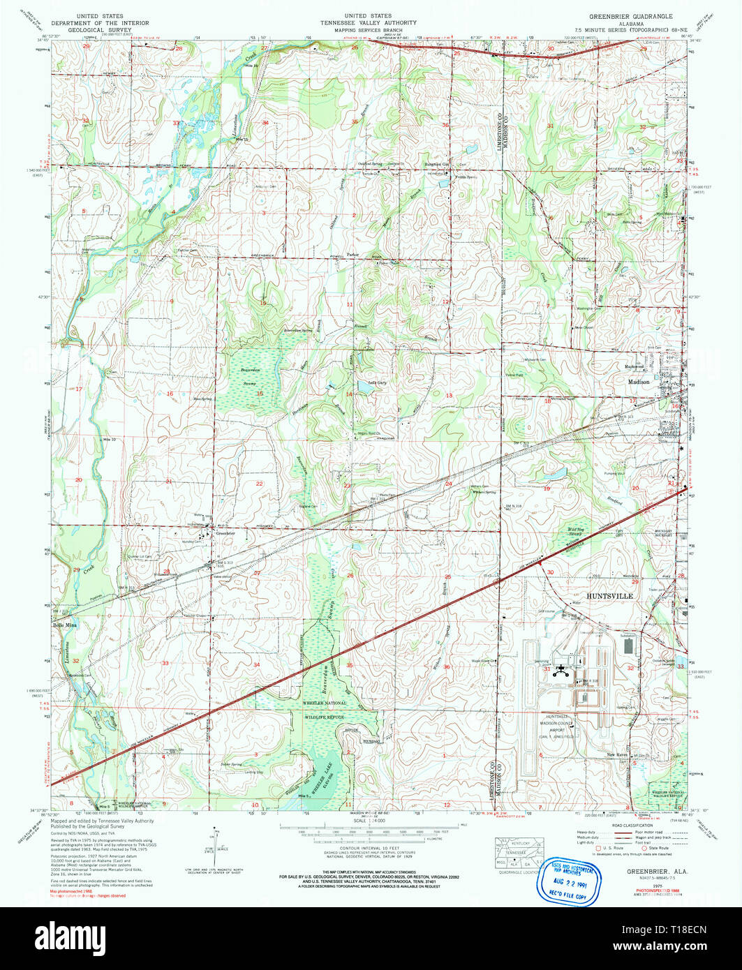 1975 united states map hi-res stock photography and images - Alamy