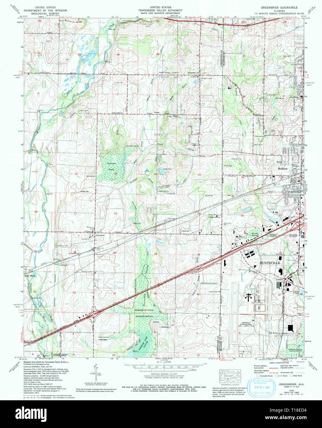 1975 united states map hi-res stock photography and images - Alamy
