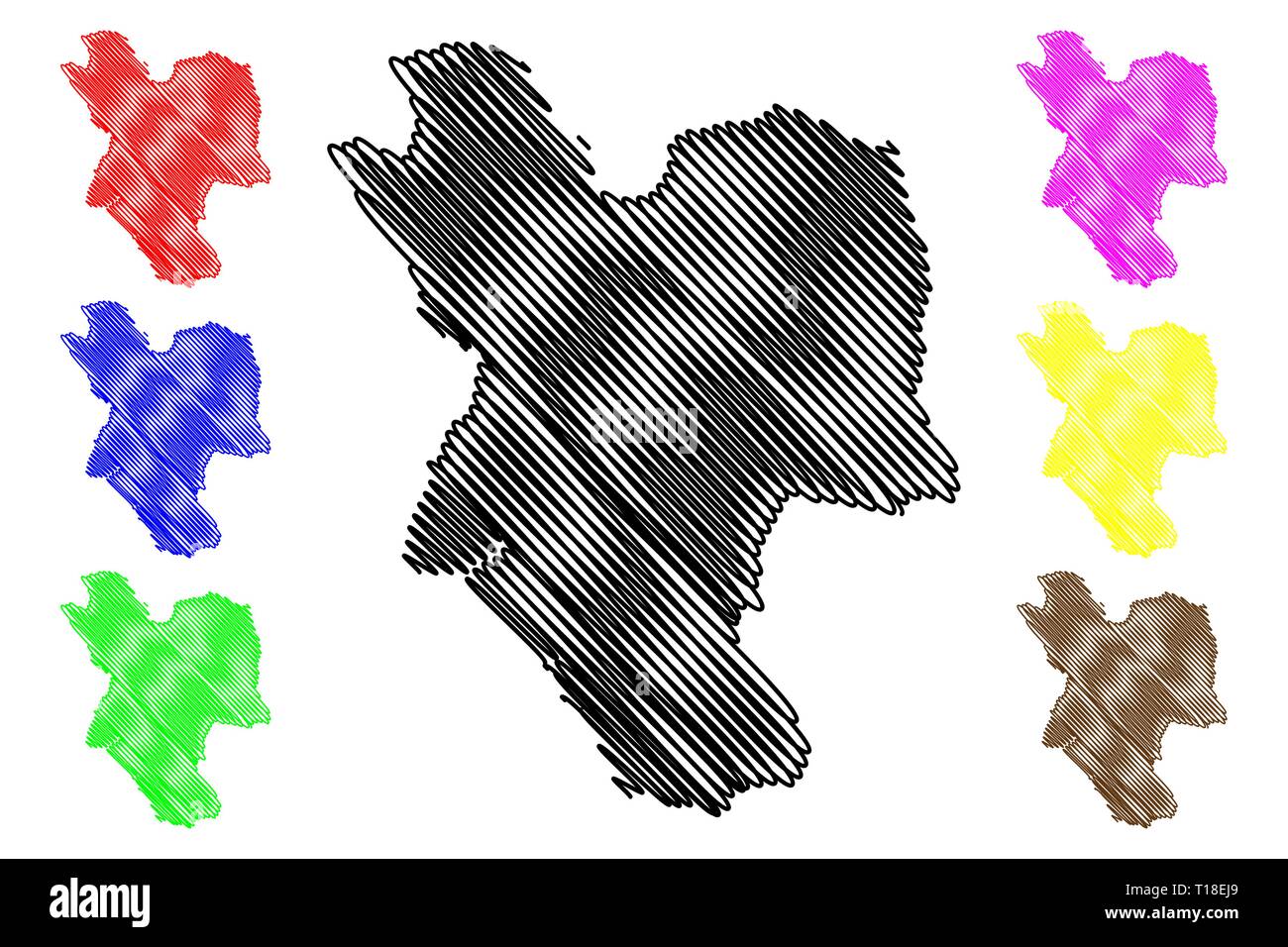 Map of port talbot Stock Vector Images - Alamy