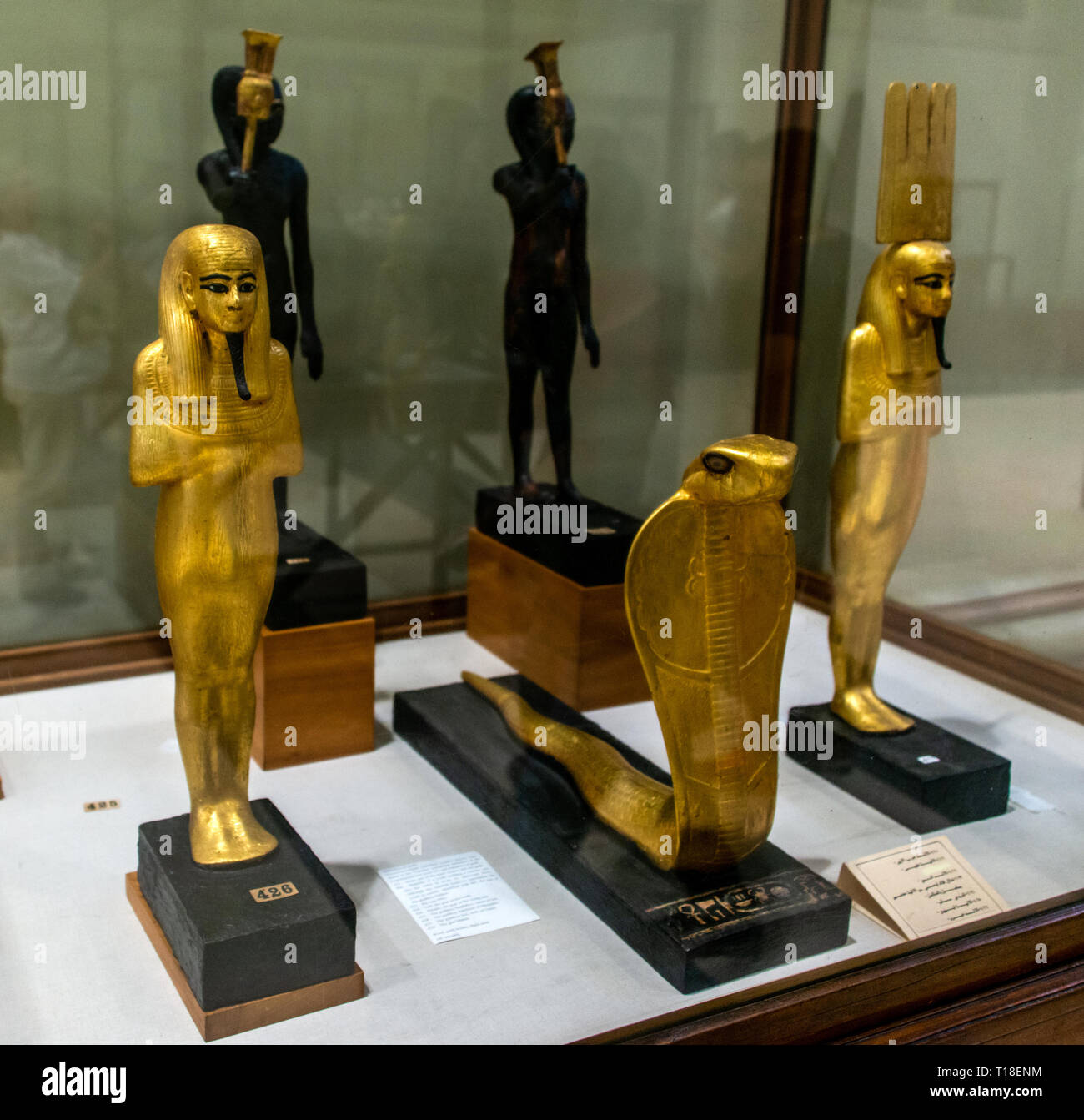 Cairo, Egypt, 25.05.2018: inside of the Museum of Egyptian Antiquities ...