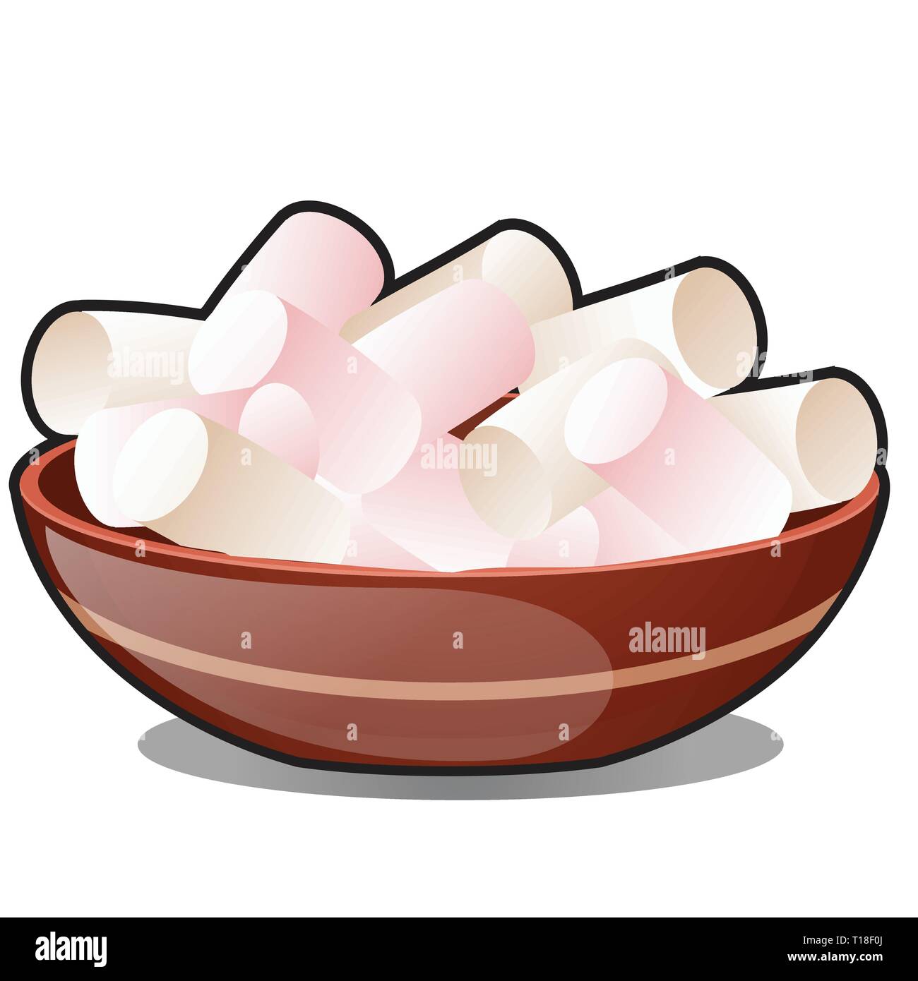 Marshmallows Stock Vector Images - Alamy
