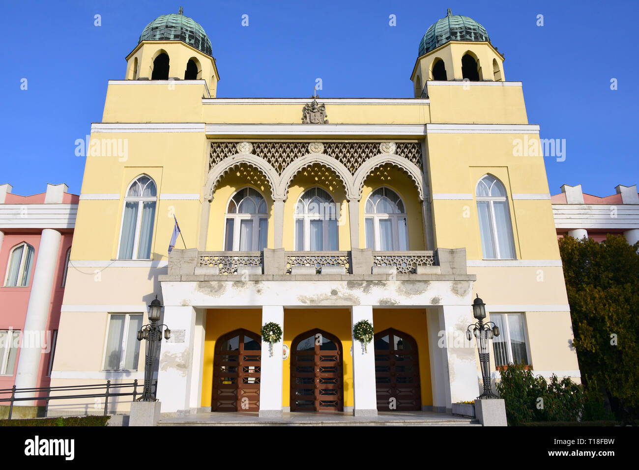 Mohacs city hall hi-res stock photography and images - Alamy