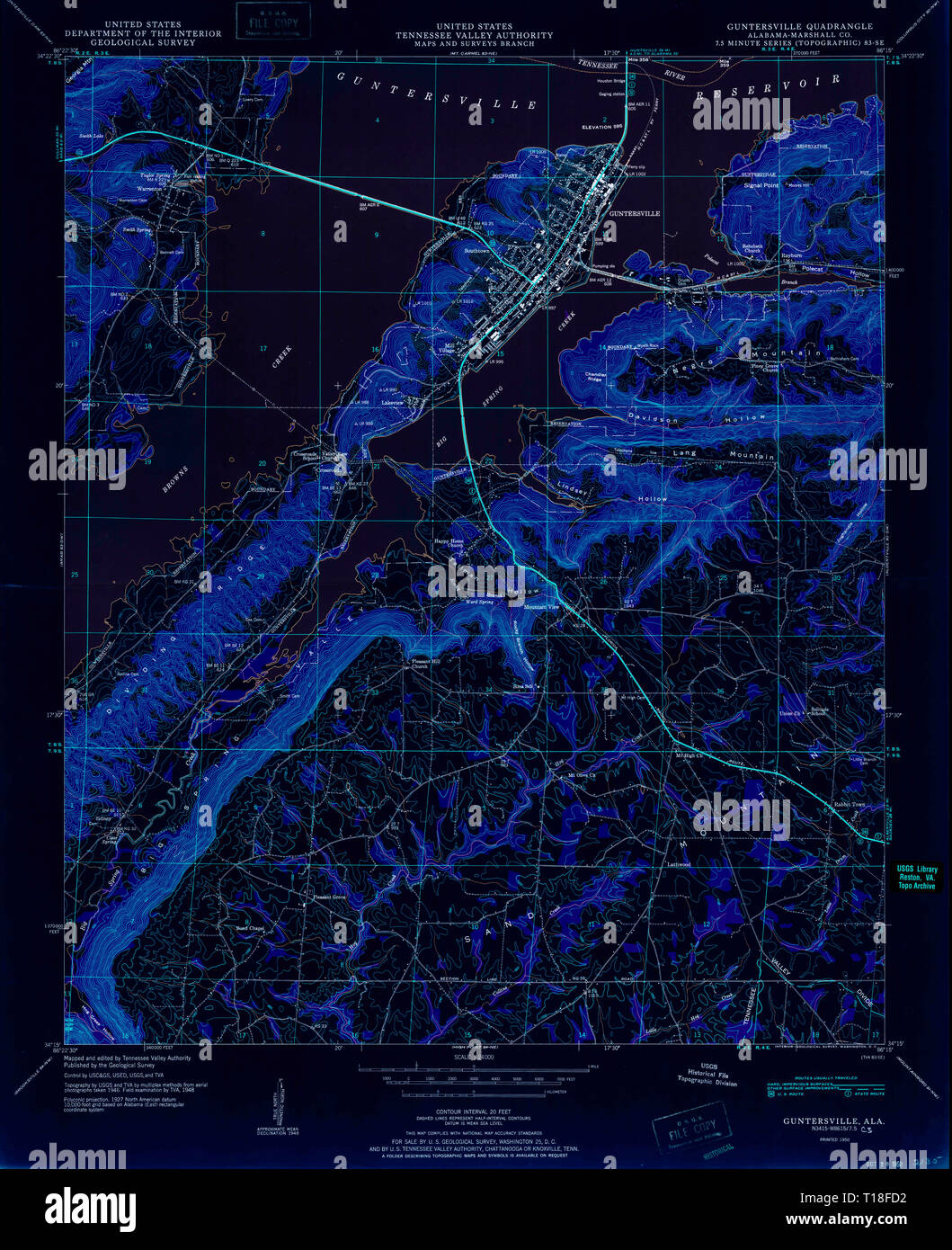 Map of guntersville hi-res stock photography and images - Alamy
