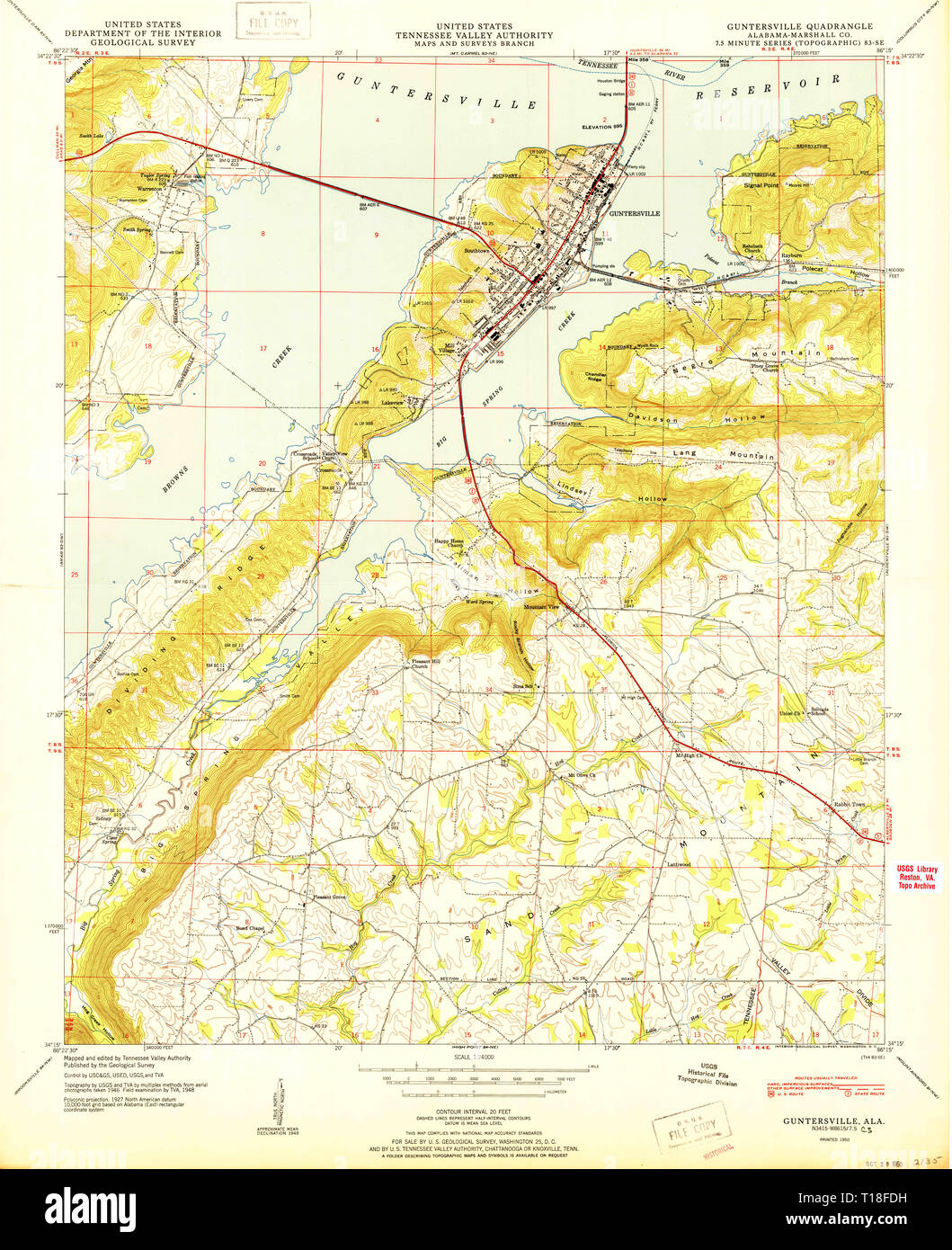 Map of guntersville hi-res stock photography and images - Alamy
