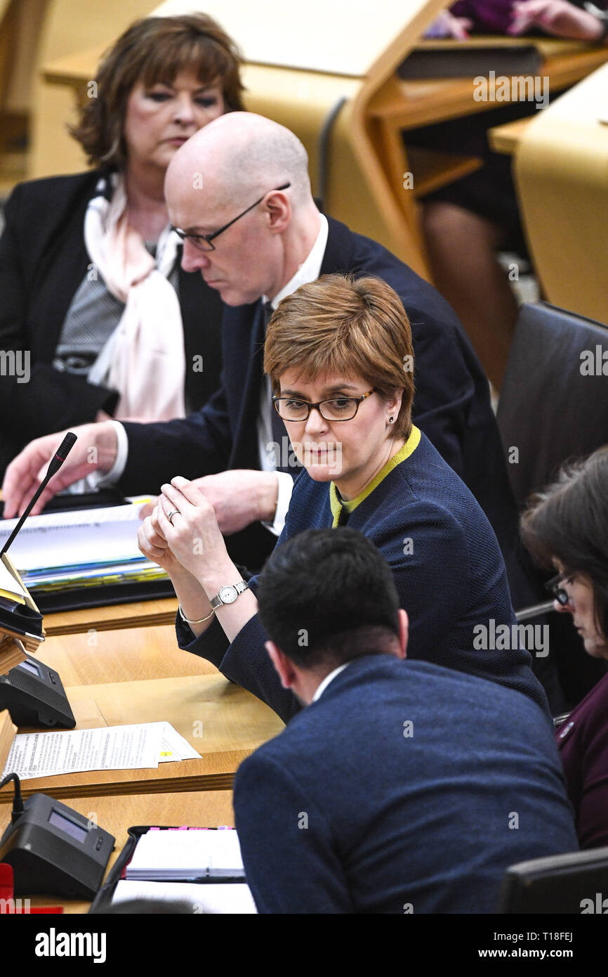 Finance Secretary of Scotland Derek MacKay delivers the budget at ...