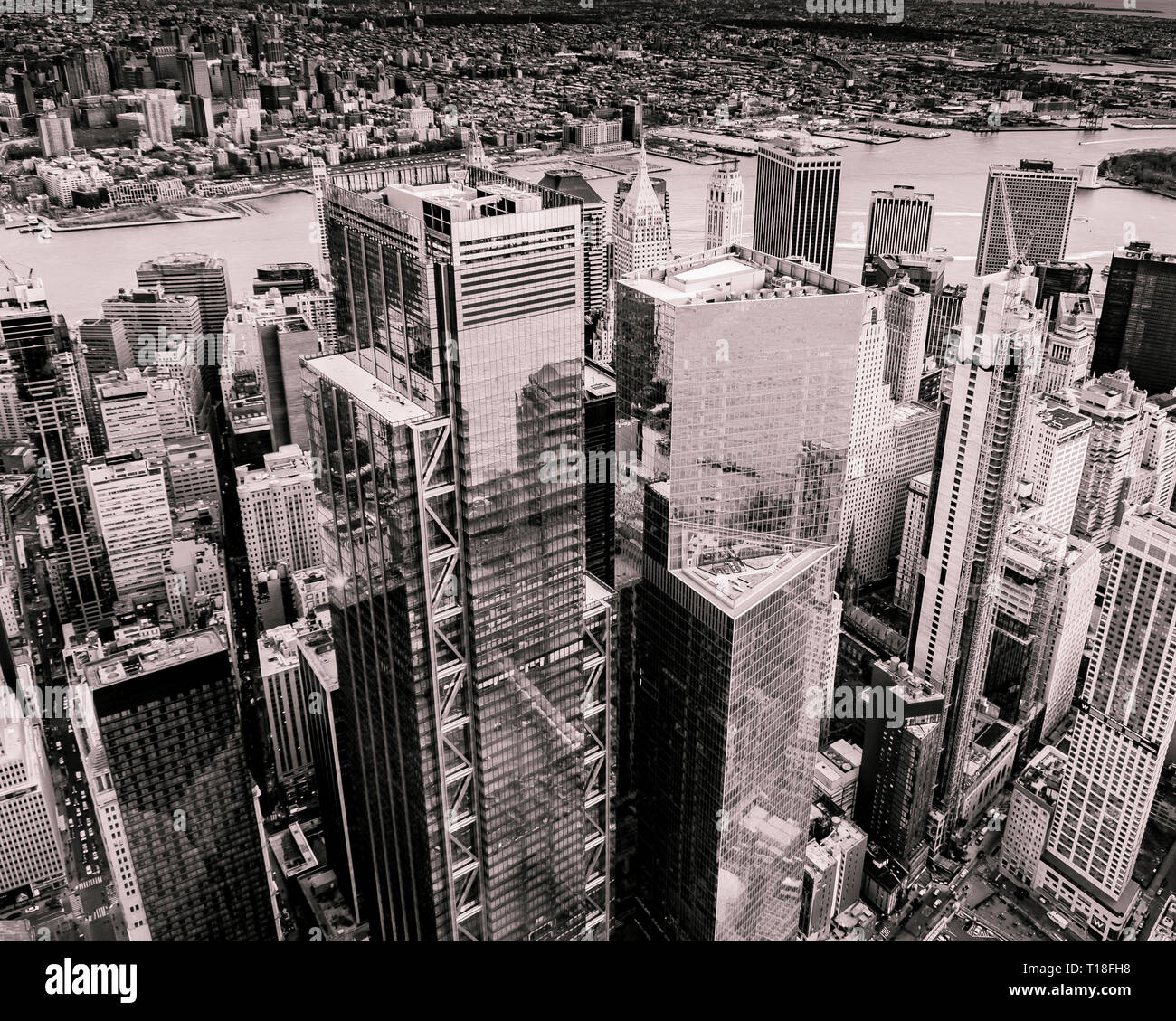 One world trade center from above hi-res stock photography and images ...