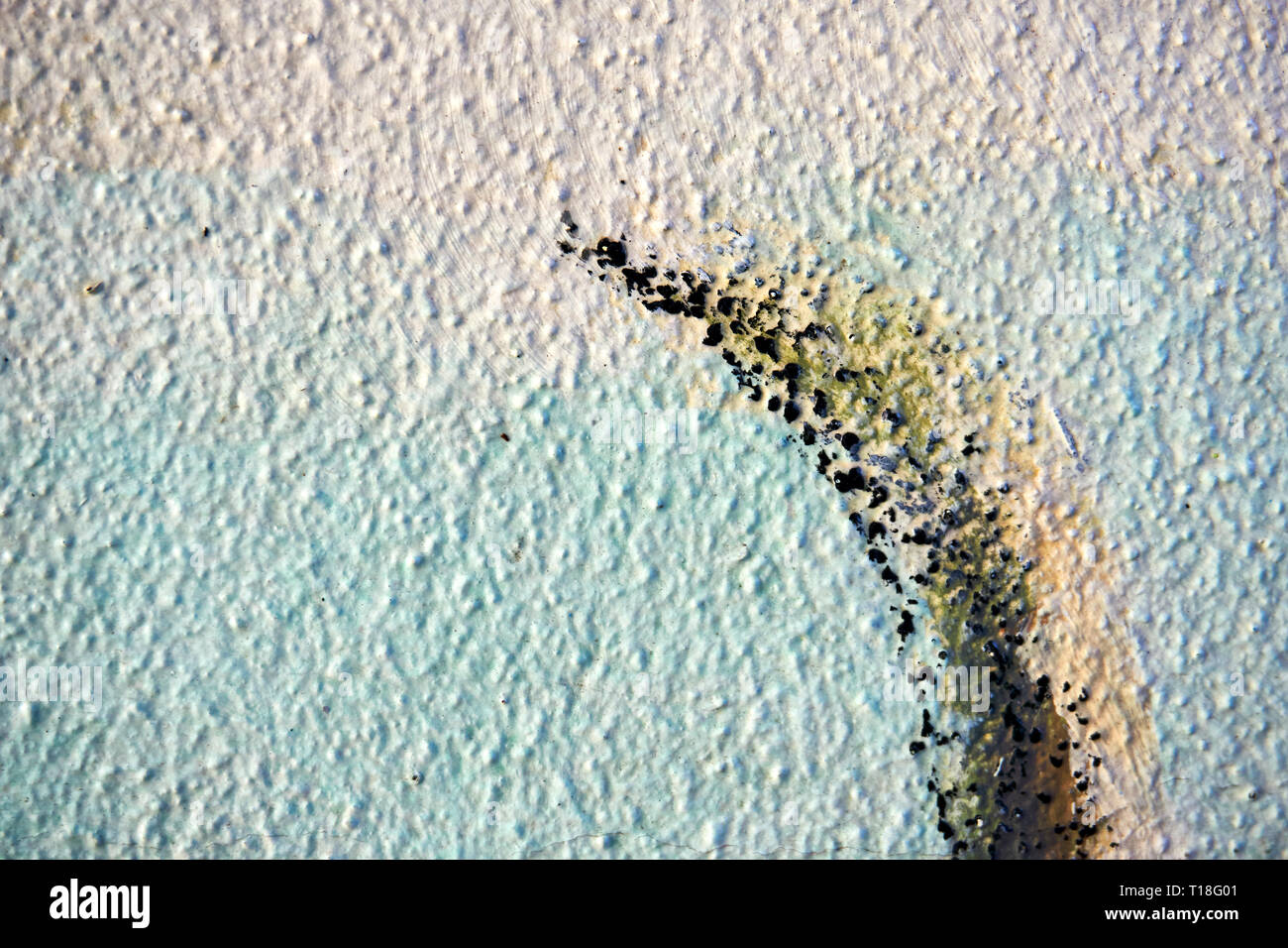 cracked color on a wall outside Stock Photo - Alamy