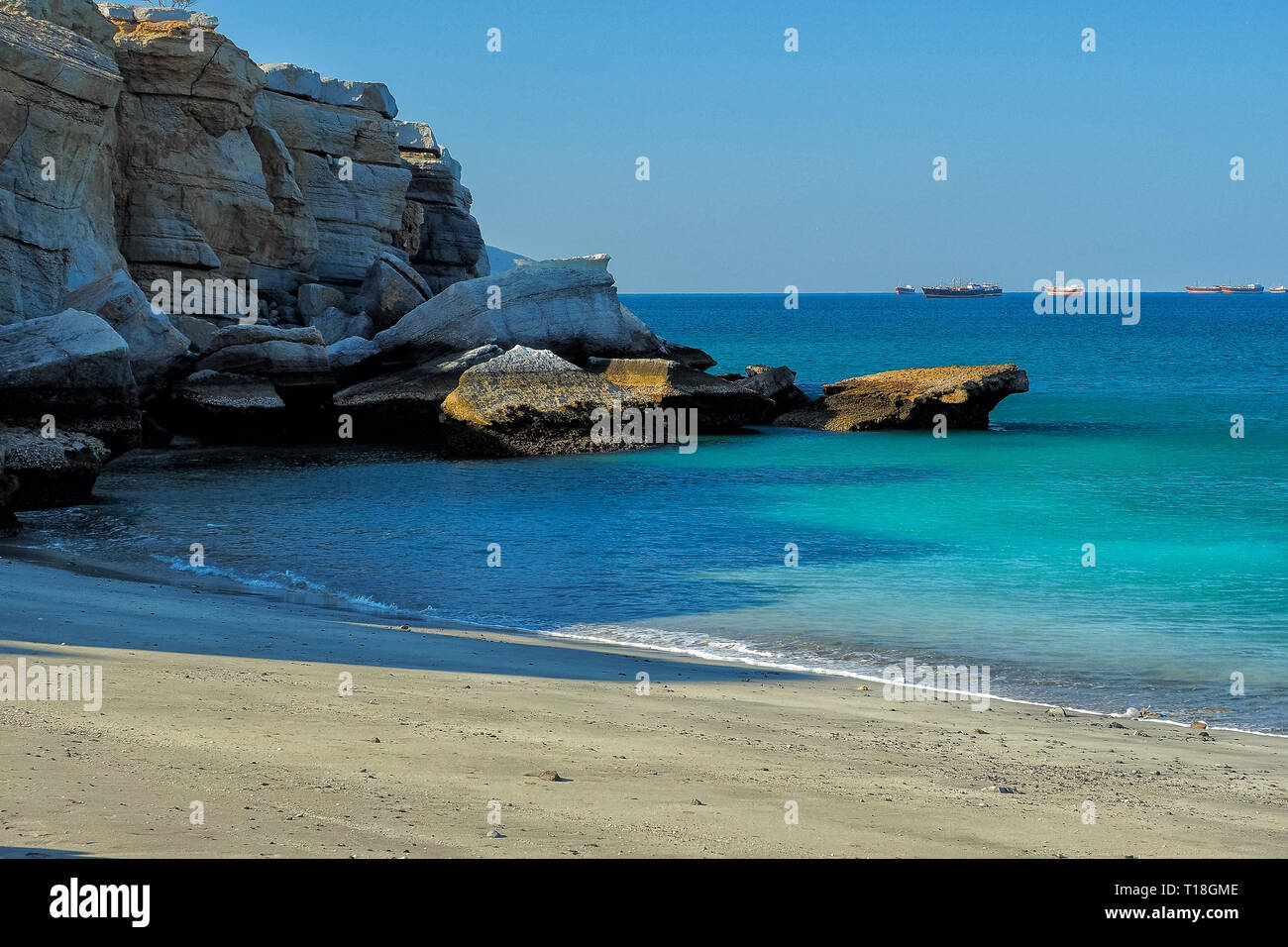 Bassa beach.Khasab. Musandam .Oman Stock Photo - Alamy