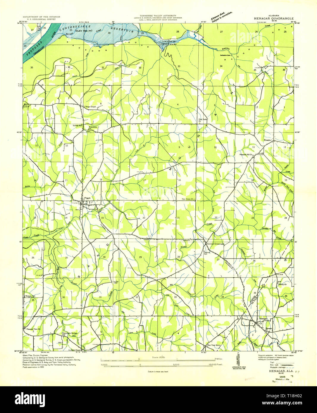 Map of henagar hi-res stock photography and images - Alamy