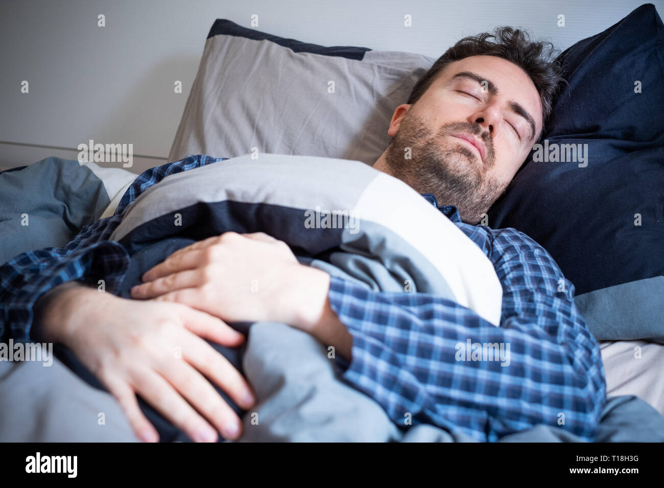 Sleeping male hi-res stock photography and images - Alamy