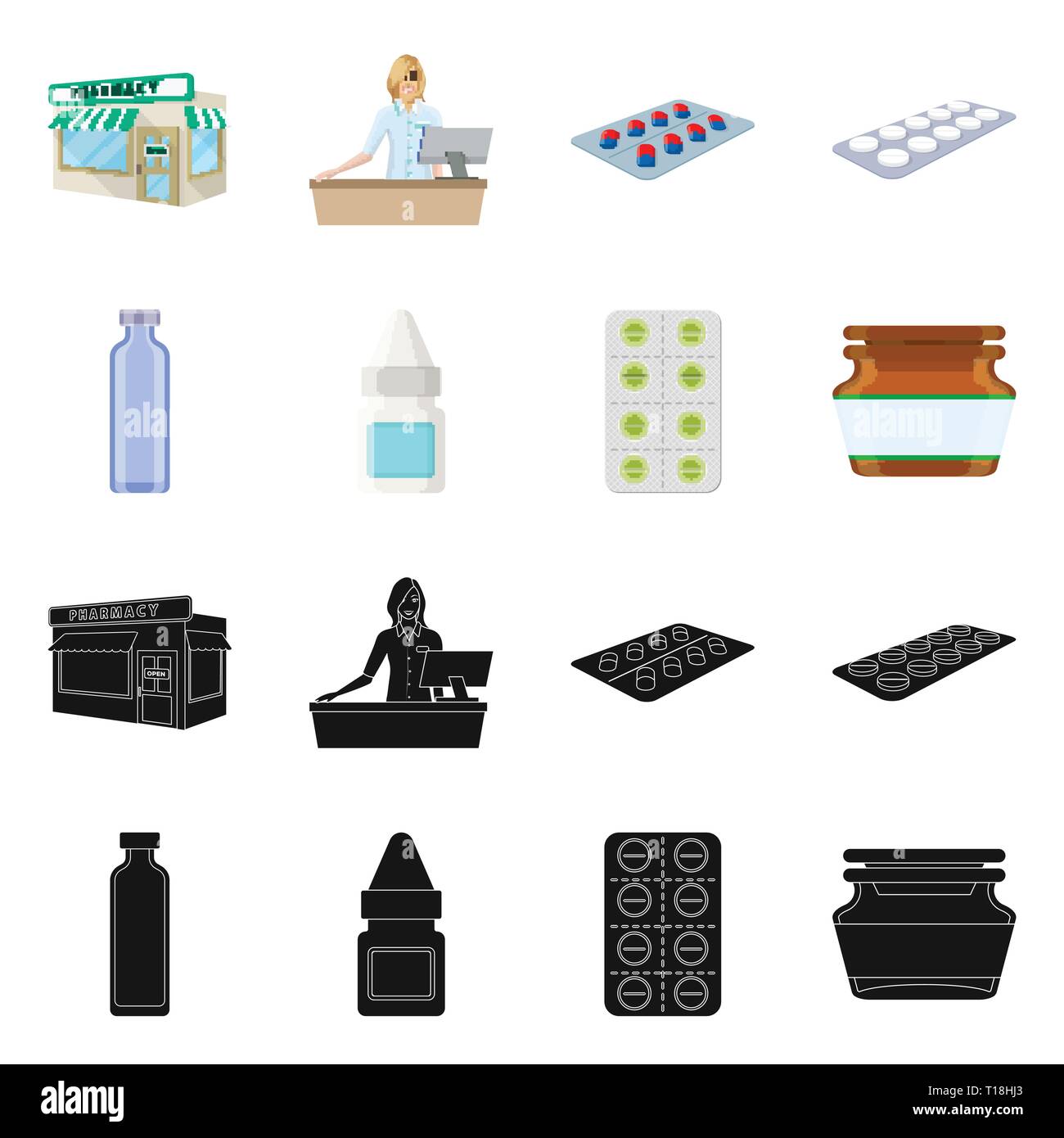 pharmacist,pill,bottle,vial,doctor,pack,plastic,drops,building,druggist ...