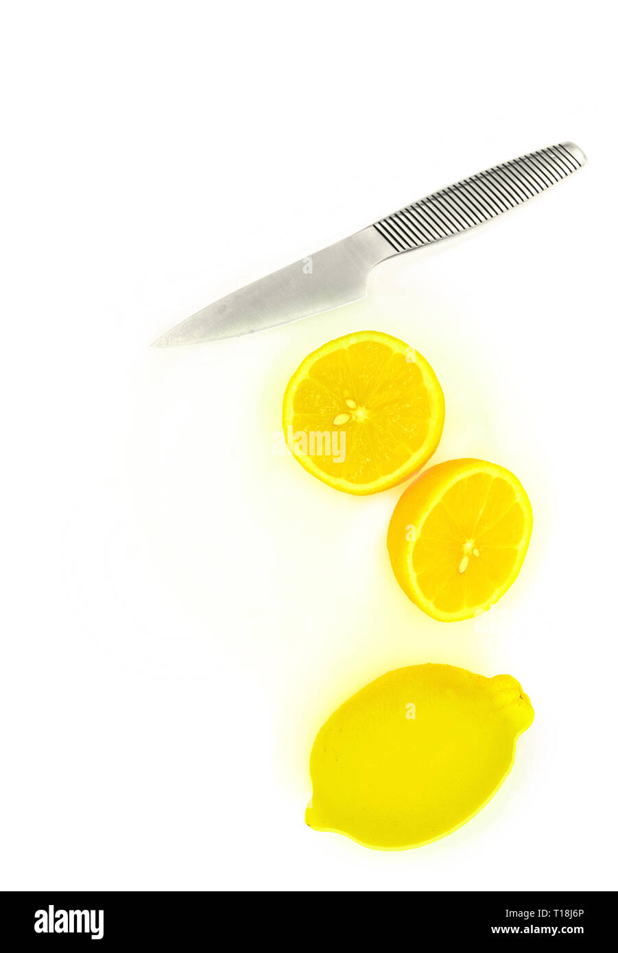 still-life with cut lemons Stock Photo - Alamy