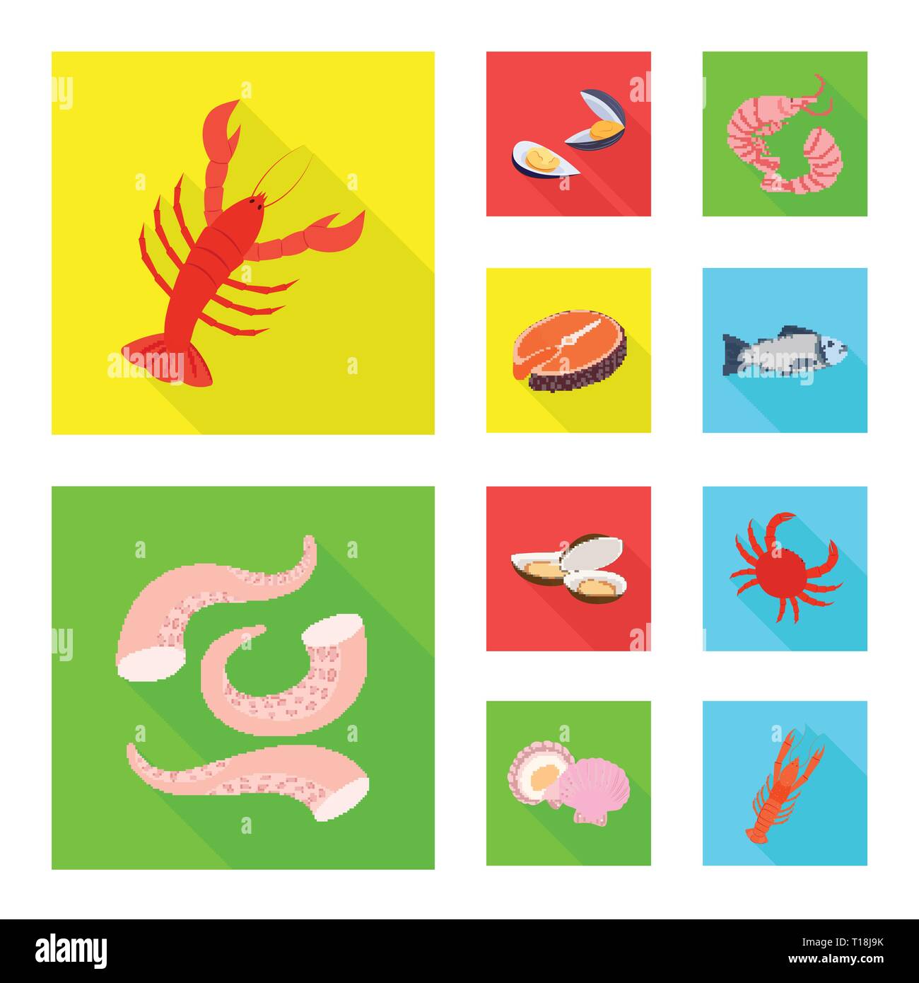 lobster,mussel,shrimp,salmon,octopus,crab,jellyfish,crayfish,jelly ...